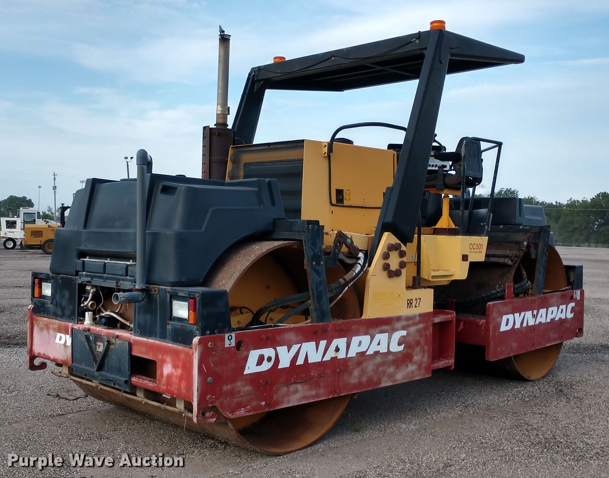 1996 Dynapac CC501 double drum vibratory roller in Towanda, KS | Item ...