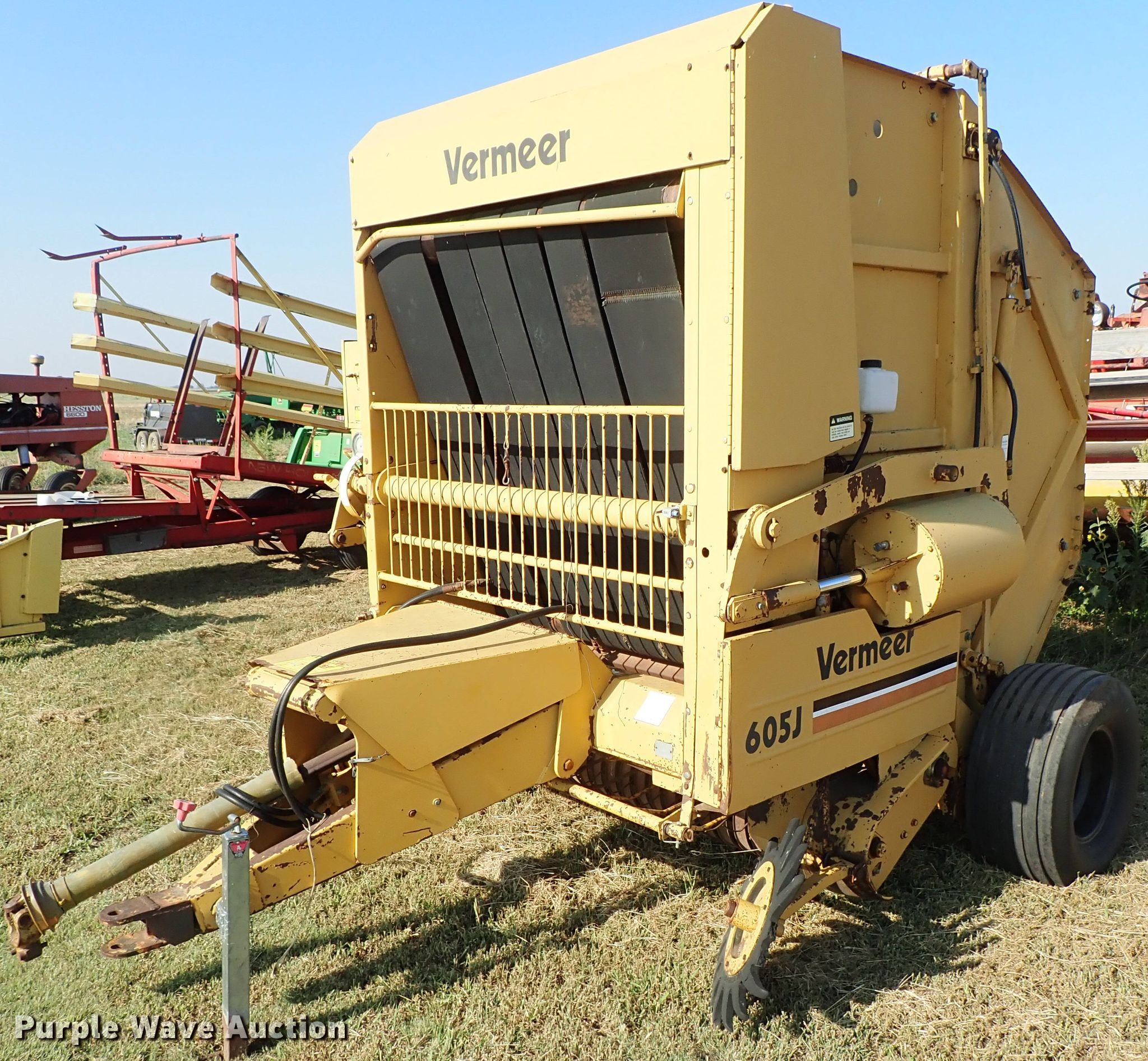 1986 Vermeer 605J round baler in Offerle, KS | Item DE1008 sold ...