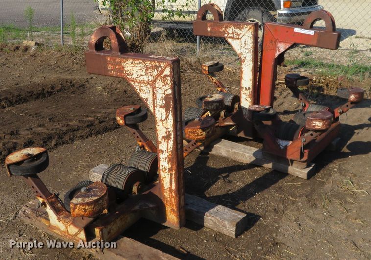 (3) adjustable pipe cradles in Towanda, KS | Item FV9090 sold | Purple Wave