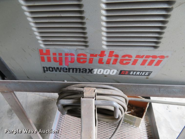 Hypertherm Powermax 1000 G3 series plasma cutter in Towanda, KS | Item ...