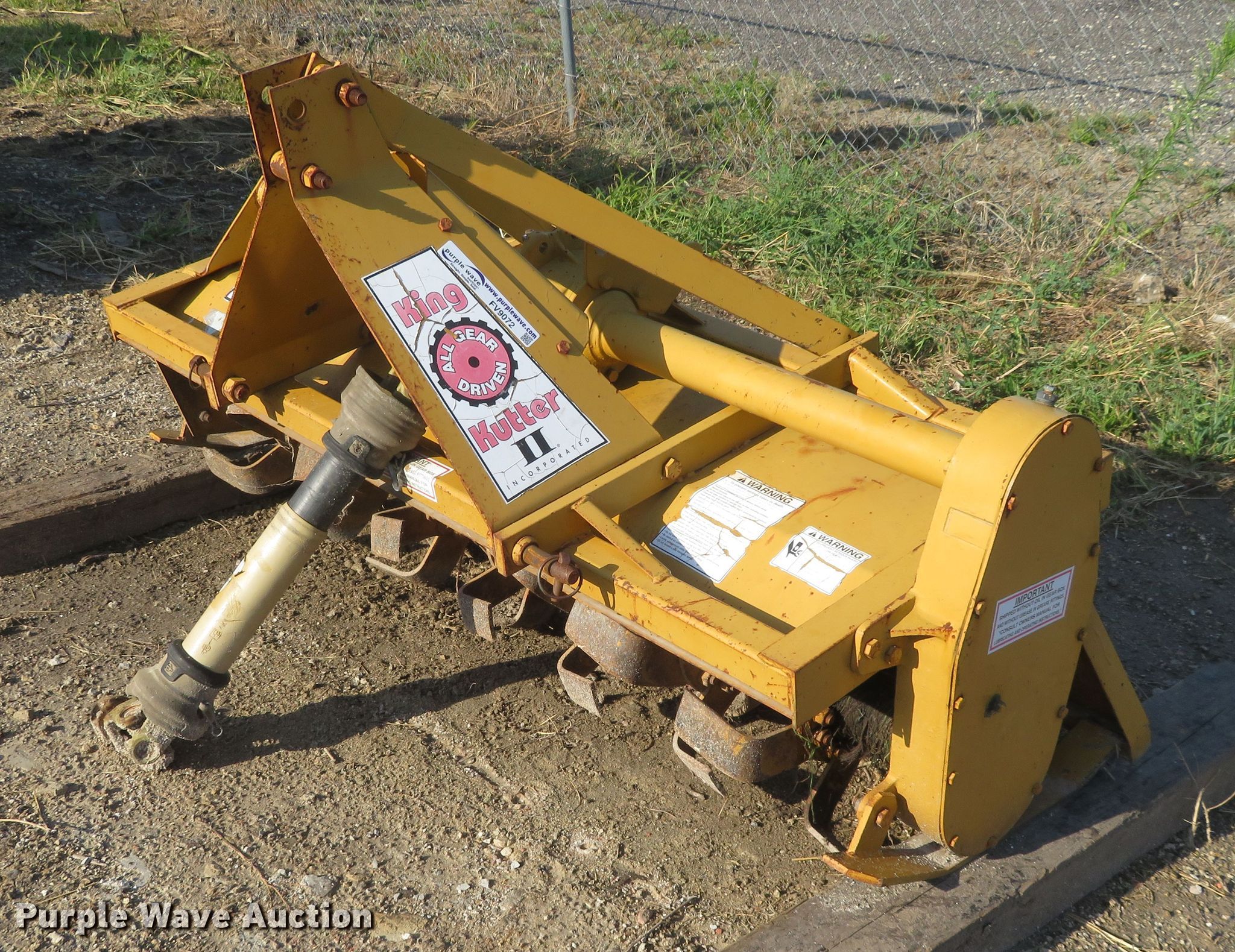 King Kutter II rototiller in Towanda, KS | Item FV9072 sold | Purple Wave