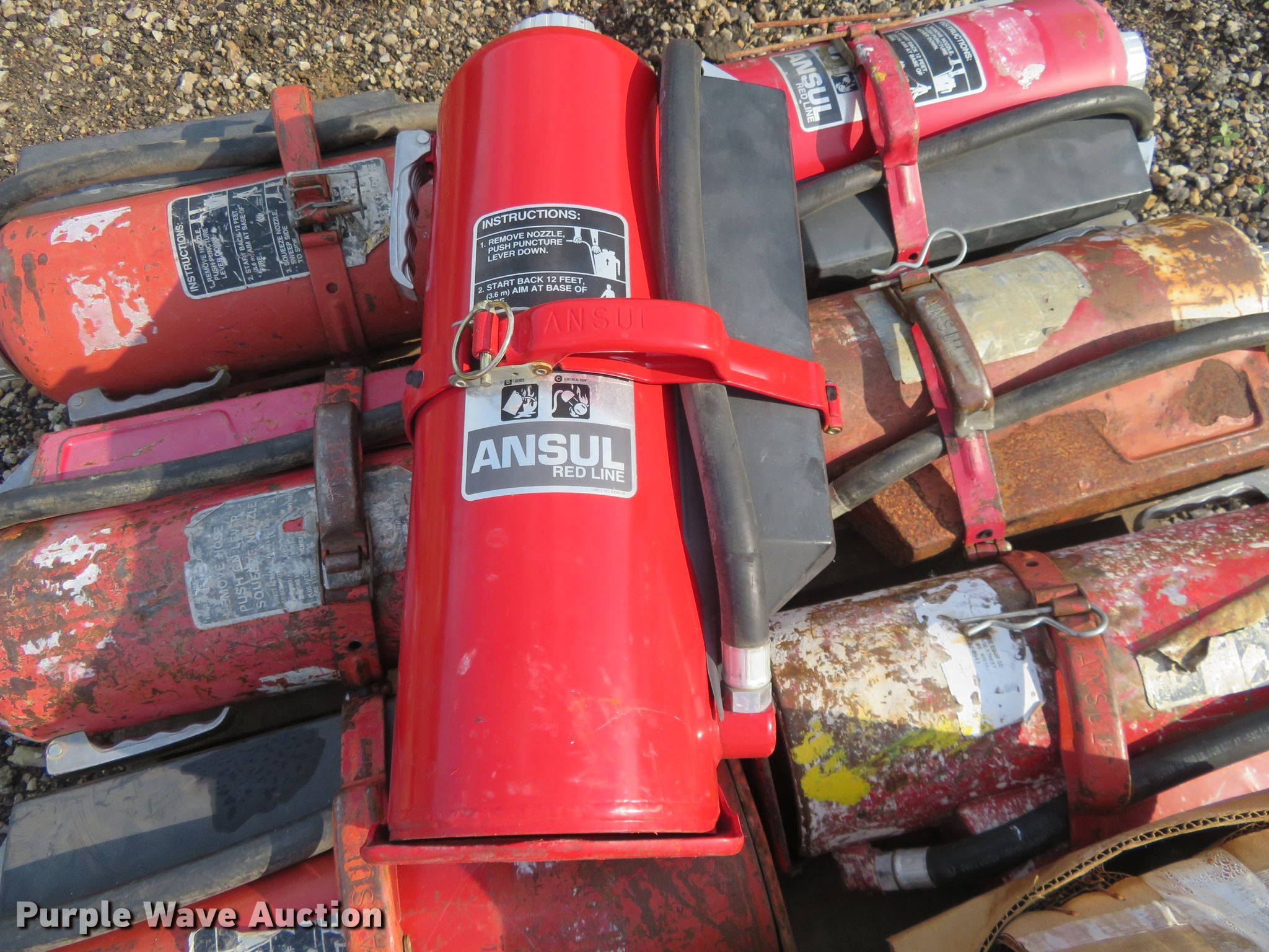 (8) Ansul Red Line fire extinguishers in Towanda, KS | Item FV9154 sold ...