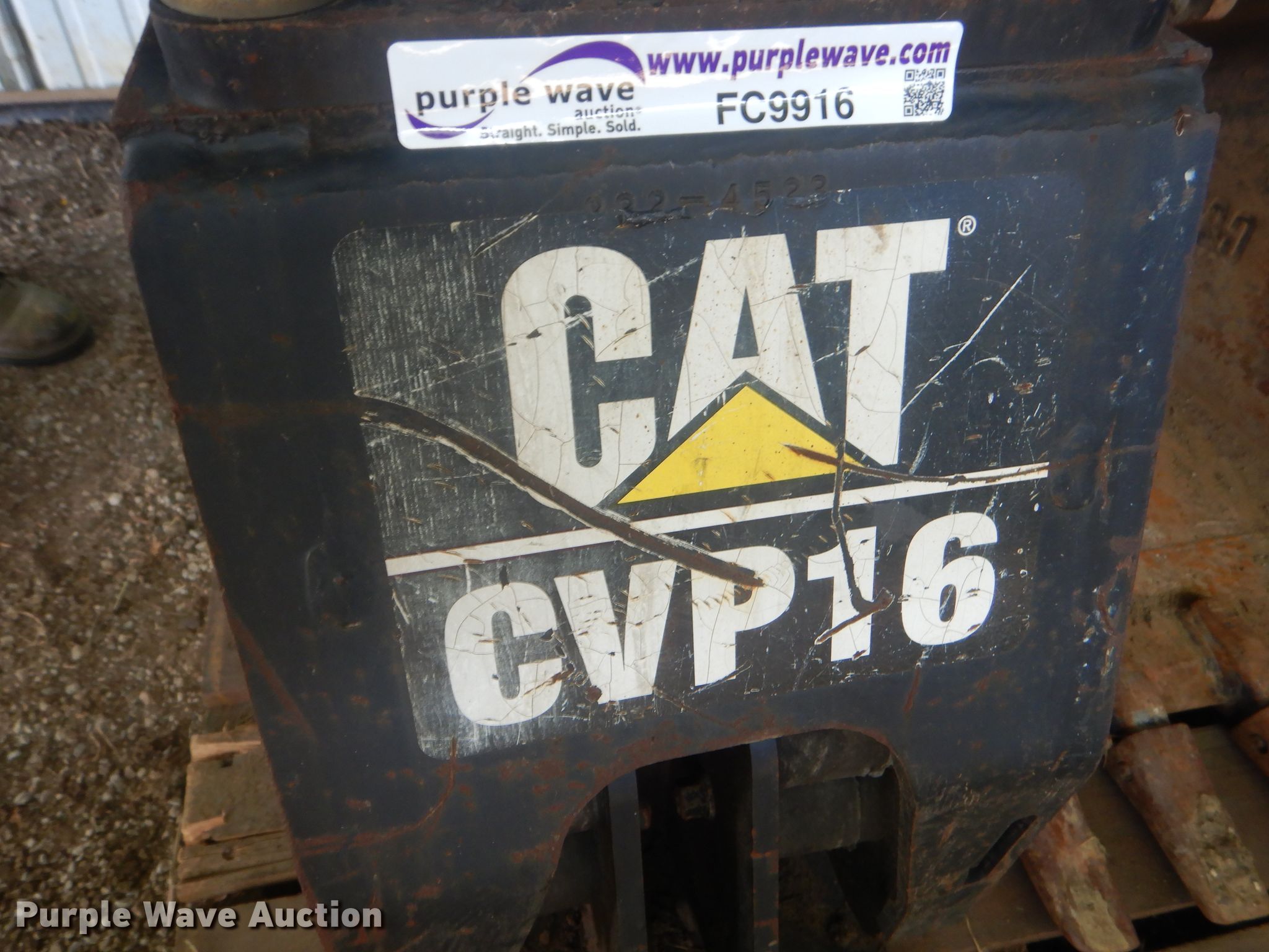 Caterpillar CVP16 plate compactor in Ochelata, OK | Item FC9916 sold ...
