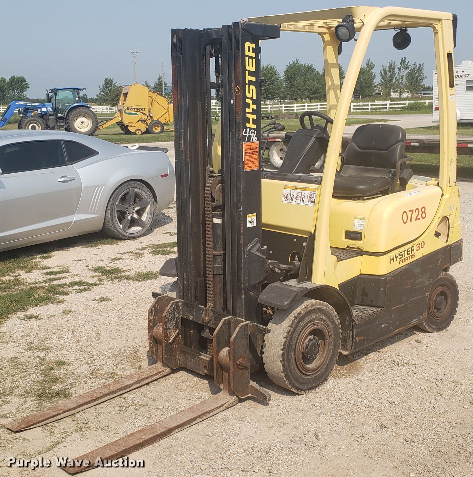 Hyster H30FT forklift in Holden, MO | Item GF9256 sold | Purple Wave