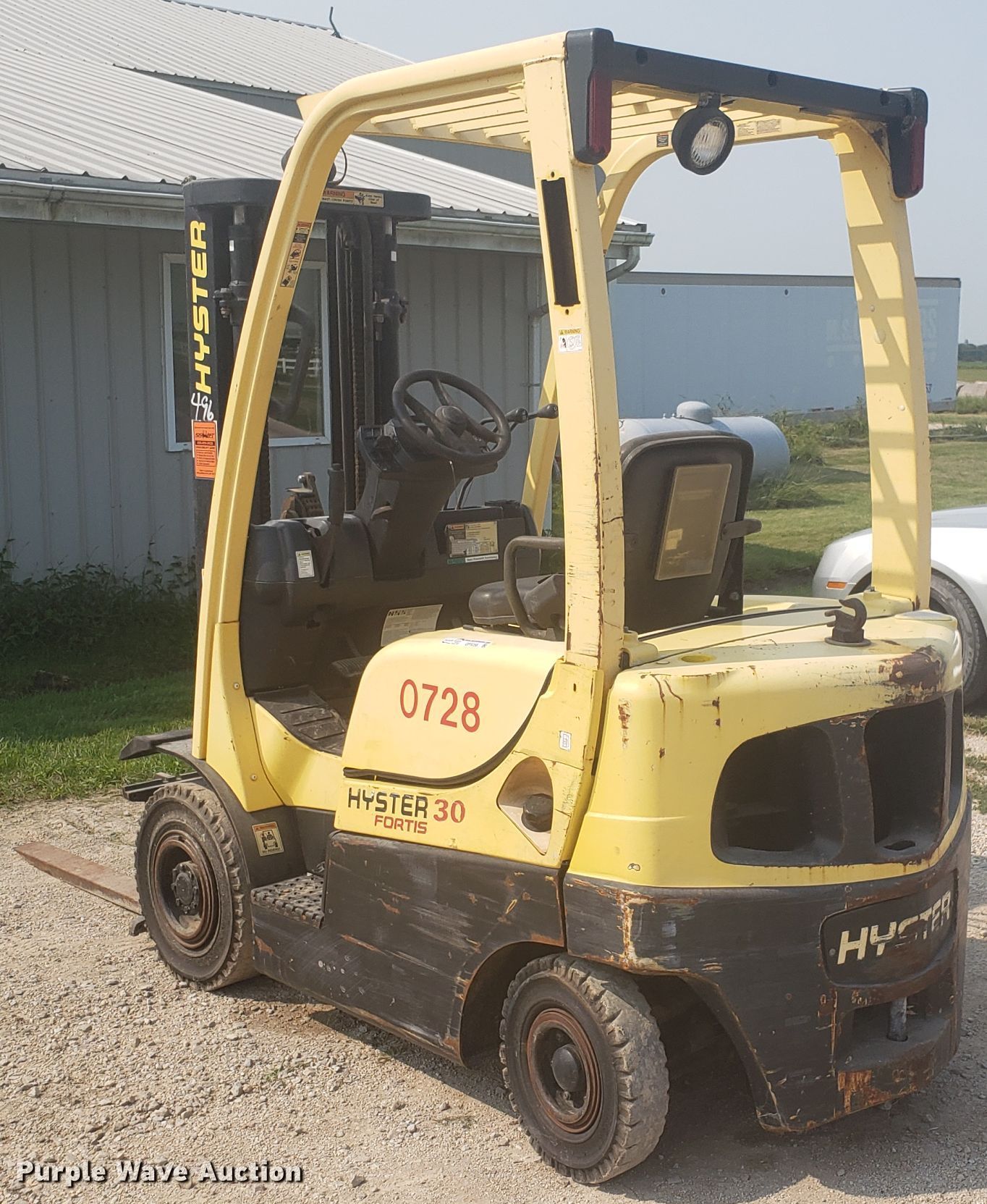 Hyster H30FT forklift in Holden, MO | Item GF9256 sold | Purple Wave