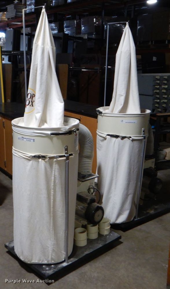 (2) Shop Fox dust collection systems in Des Moines, IA | Item FU9456 ...