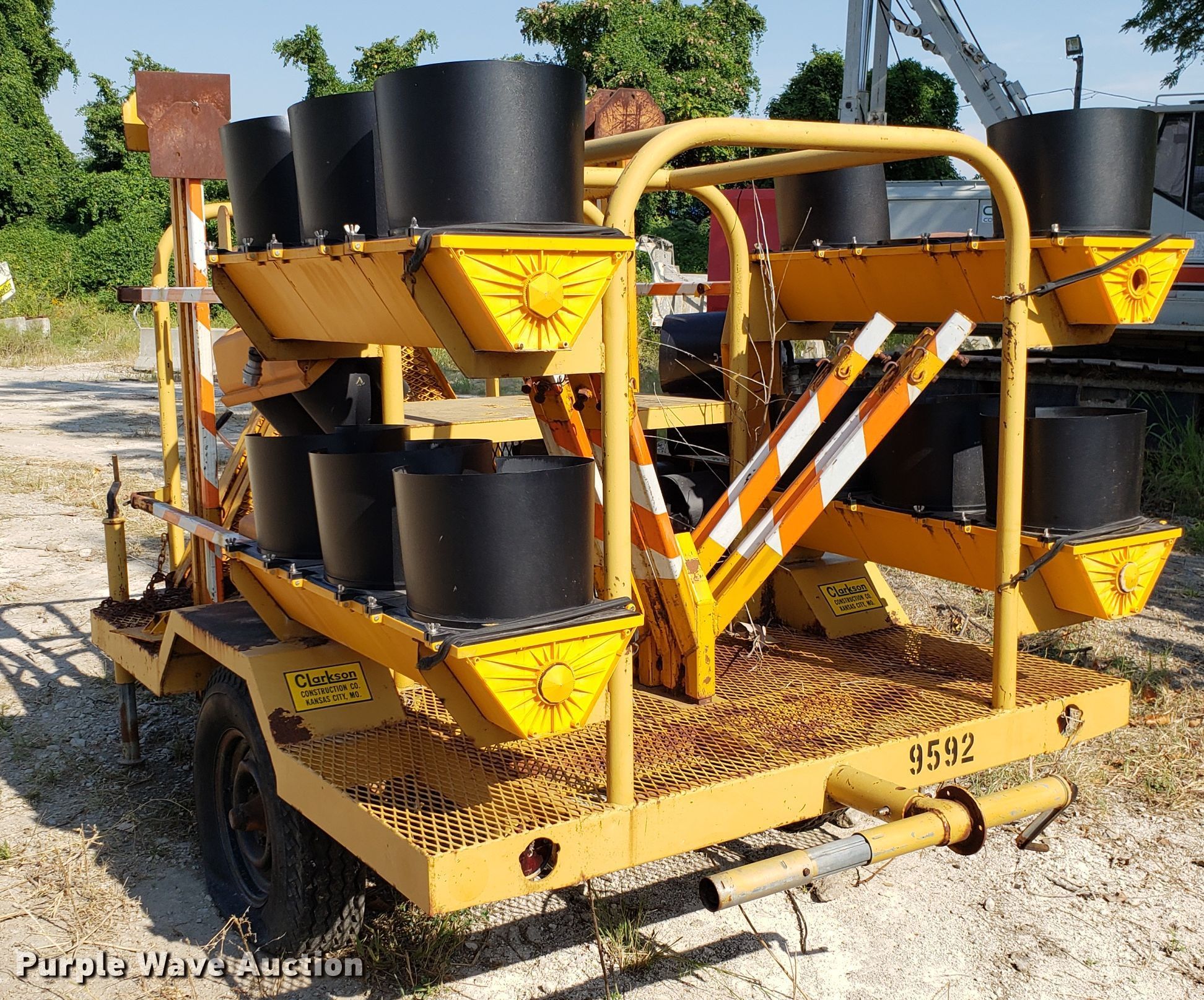 Shop built traffic control trailer in Kansas City, MO | Item DG7531 ...
