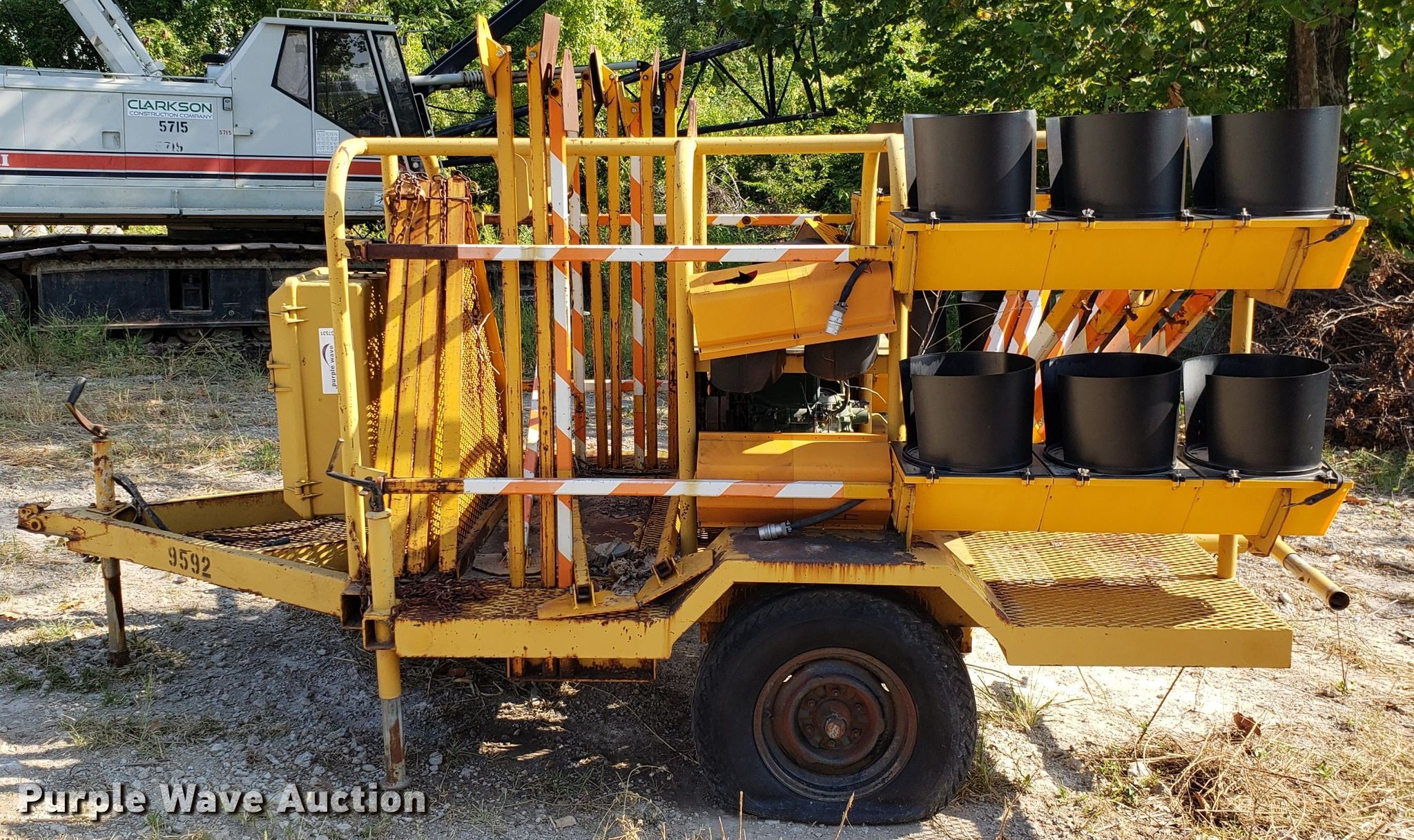 Shop built traffic control trailer in Kansas City, MO | Item DG7531 ...