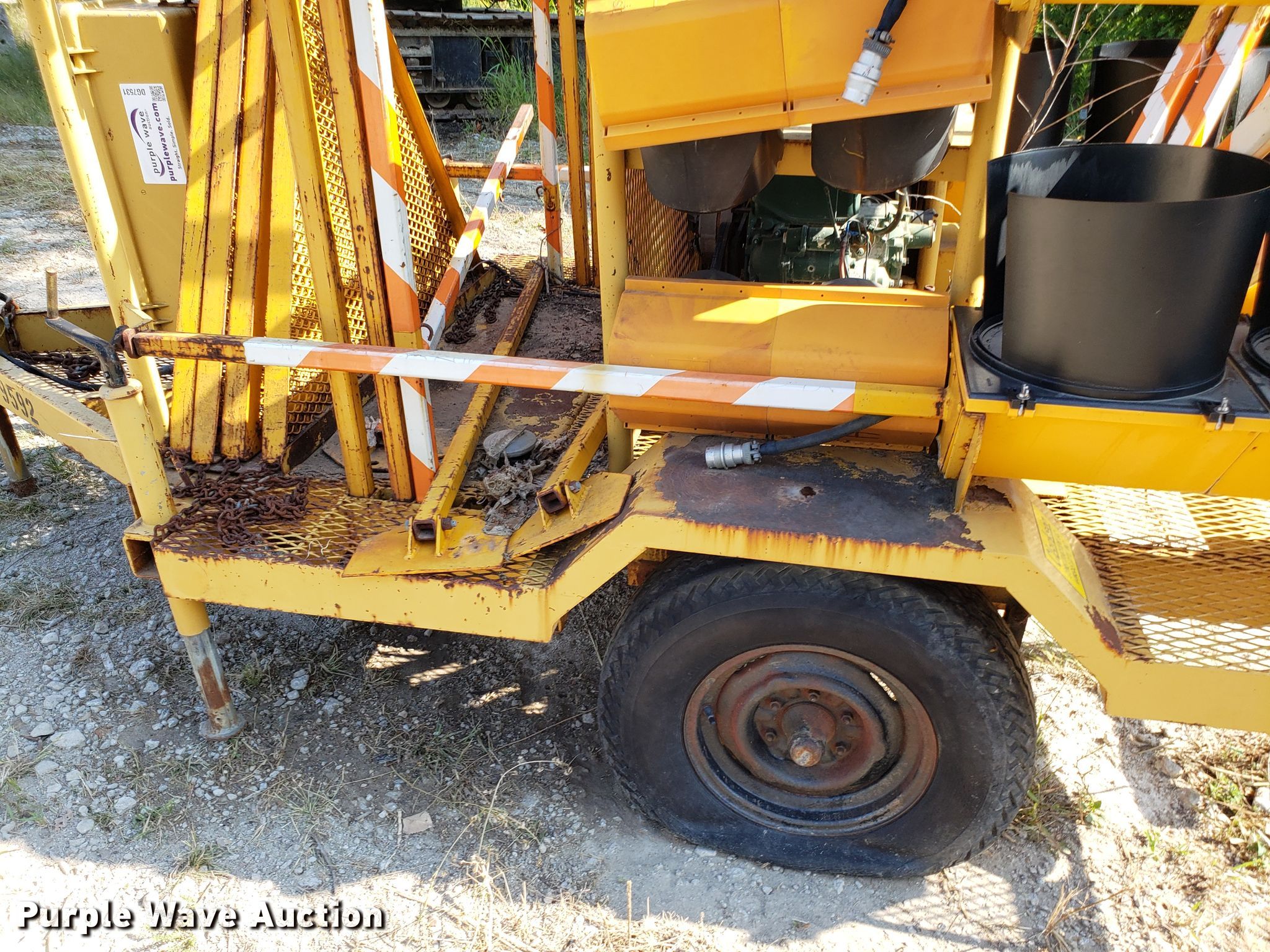 Shop built traffic control trailer in Kansas City, MO | Item DG7531 ...