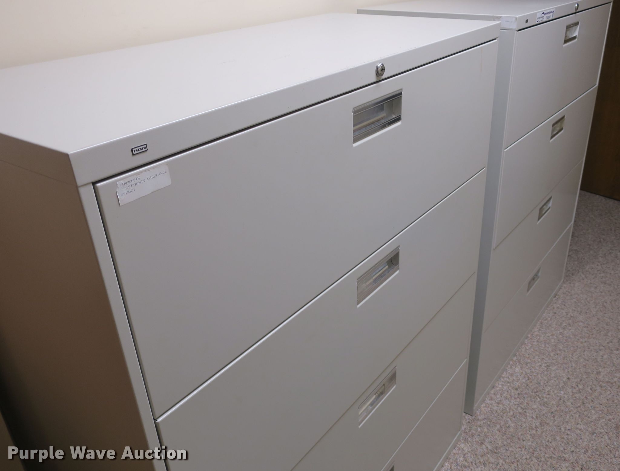 (2) file cabinets in Forsyth, MO | Item EA9390 sold | Purple Wave