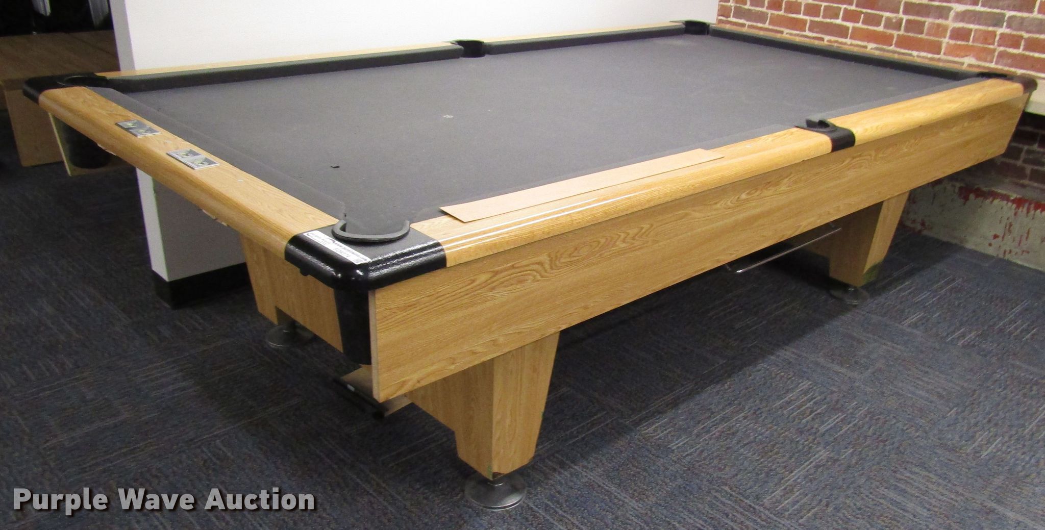 Kasson pool table in Denver, CO | Item FO9374 sold | Purple Wave