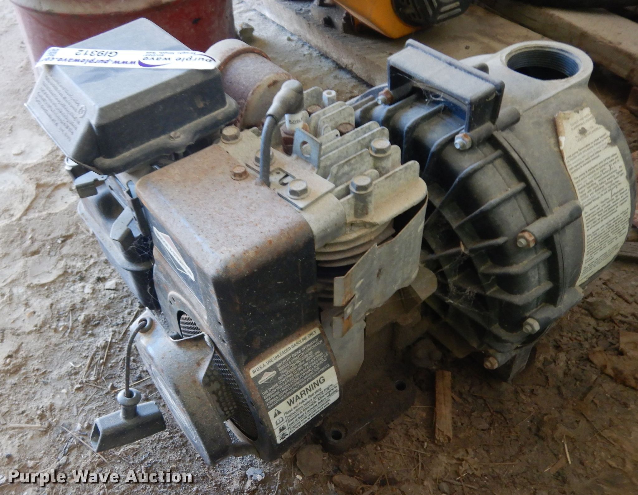 Water pump in Emporia, KS | Item GI9312 sold | Purple Wave