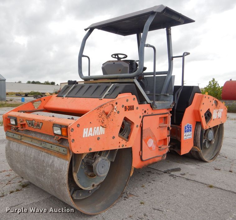 Hamm HD90 double drum vibratory roller in Neosho, MO | Item FC9962 sold ...