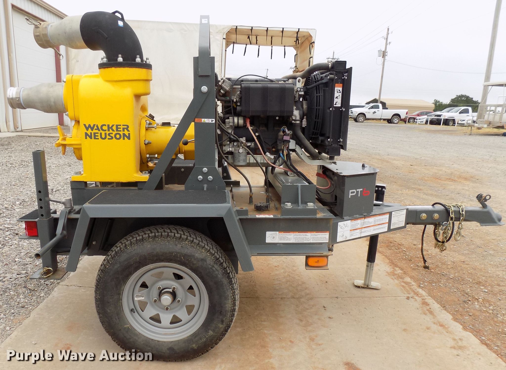 2018 Wacker Neuson PT6LT pump in Duncan, OK | Item FK9806 sold | Purple ...