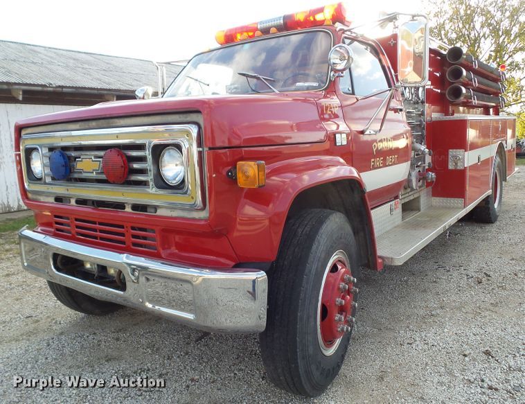 1983 Chevrolet C6500 pumper fire truck in Perry, IA | Item EM9238 sold ...