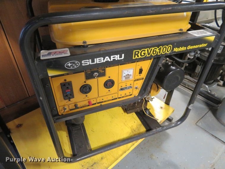 Robin RGV6100 generator in El Dorado, KS | Item EQ9332 sold | Purple Wave