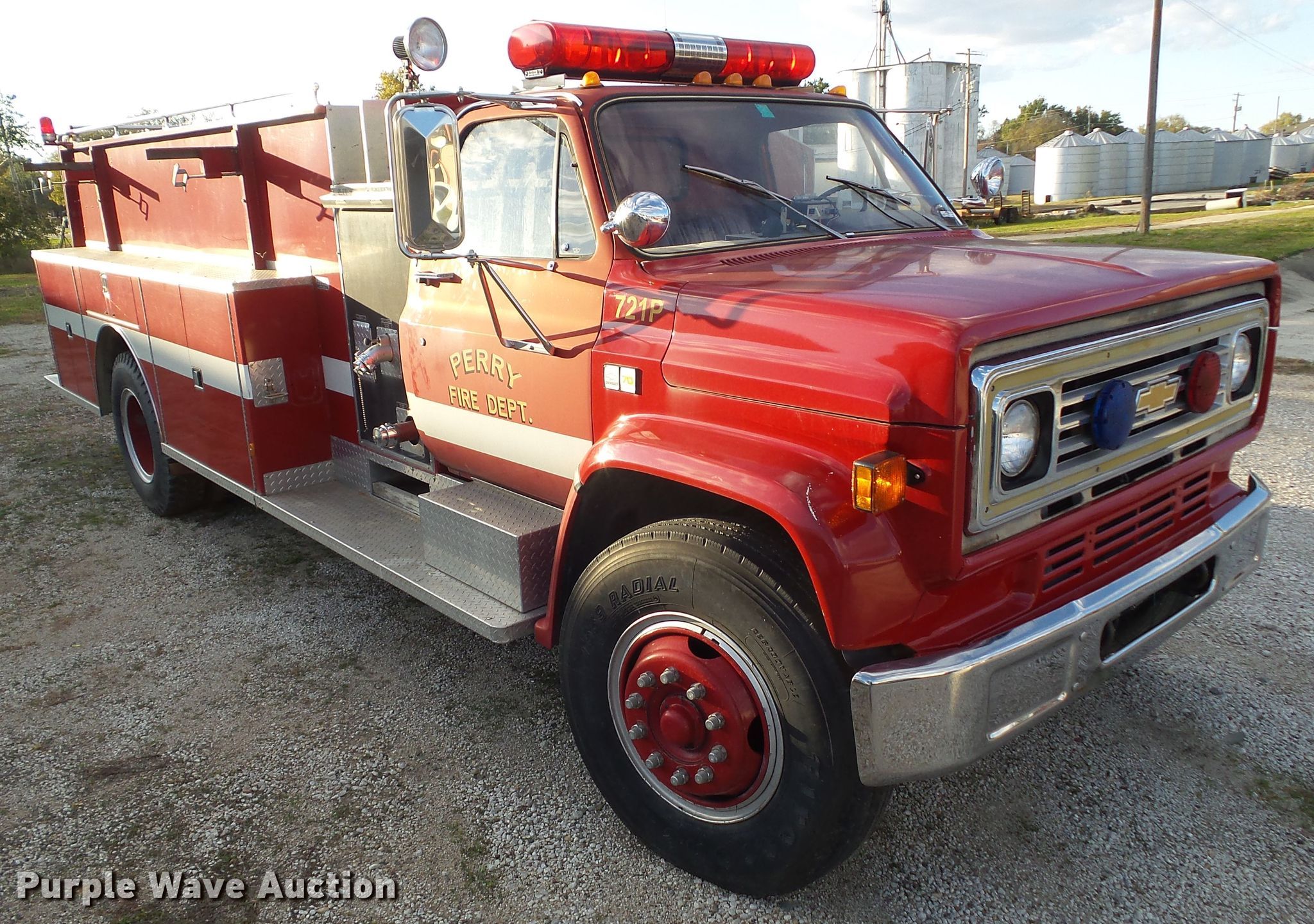 1983 Chevrolet C6500 pumper fire truck in Perry, IA | Item EM9238 sold ...