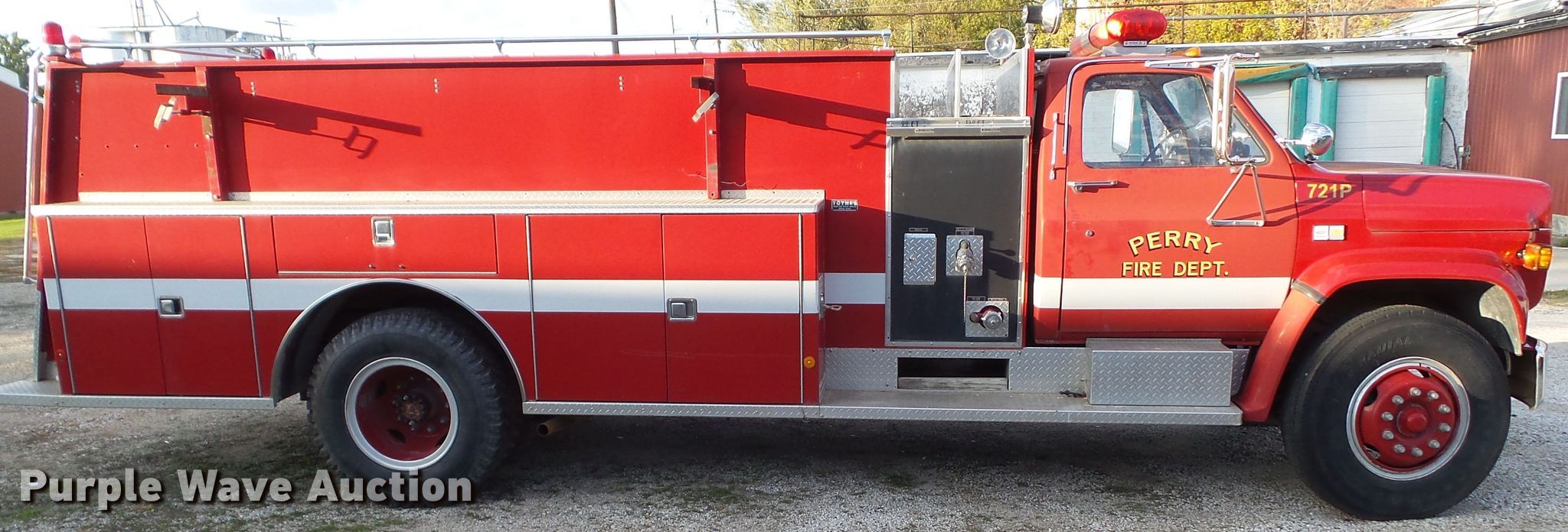 1983 Chevrolet C6500 pumper fire truck in Perry, IA | Item EM9238 sold ...