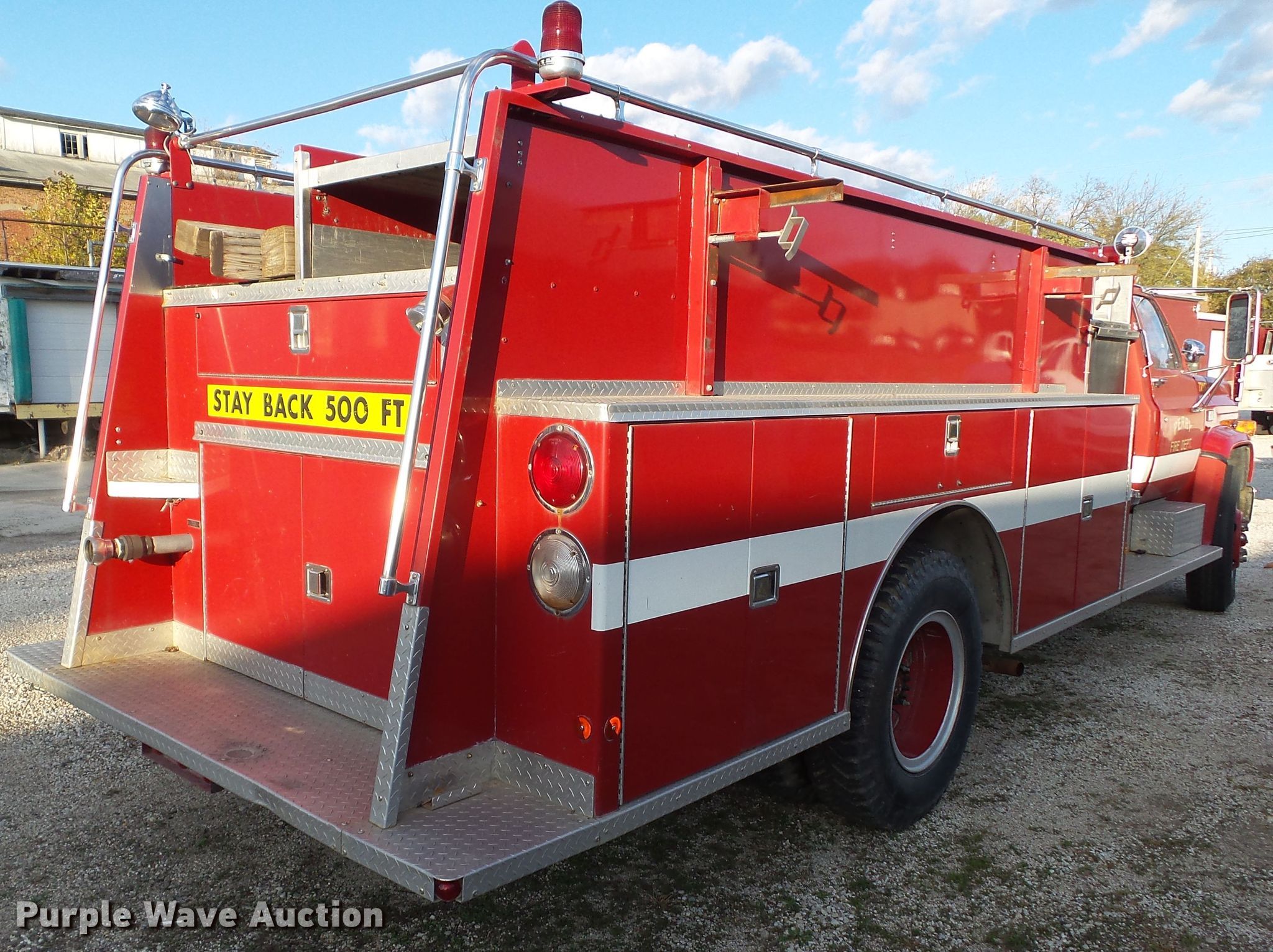 1983 Chevrolet C6500 pumper fire truck in Perry, IA | Item EM9238 sold ...