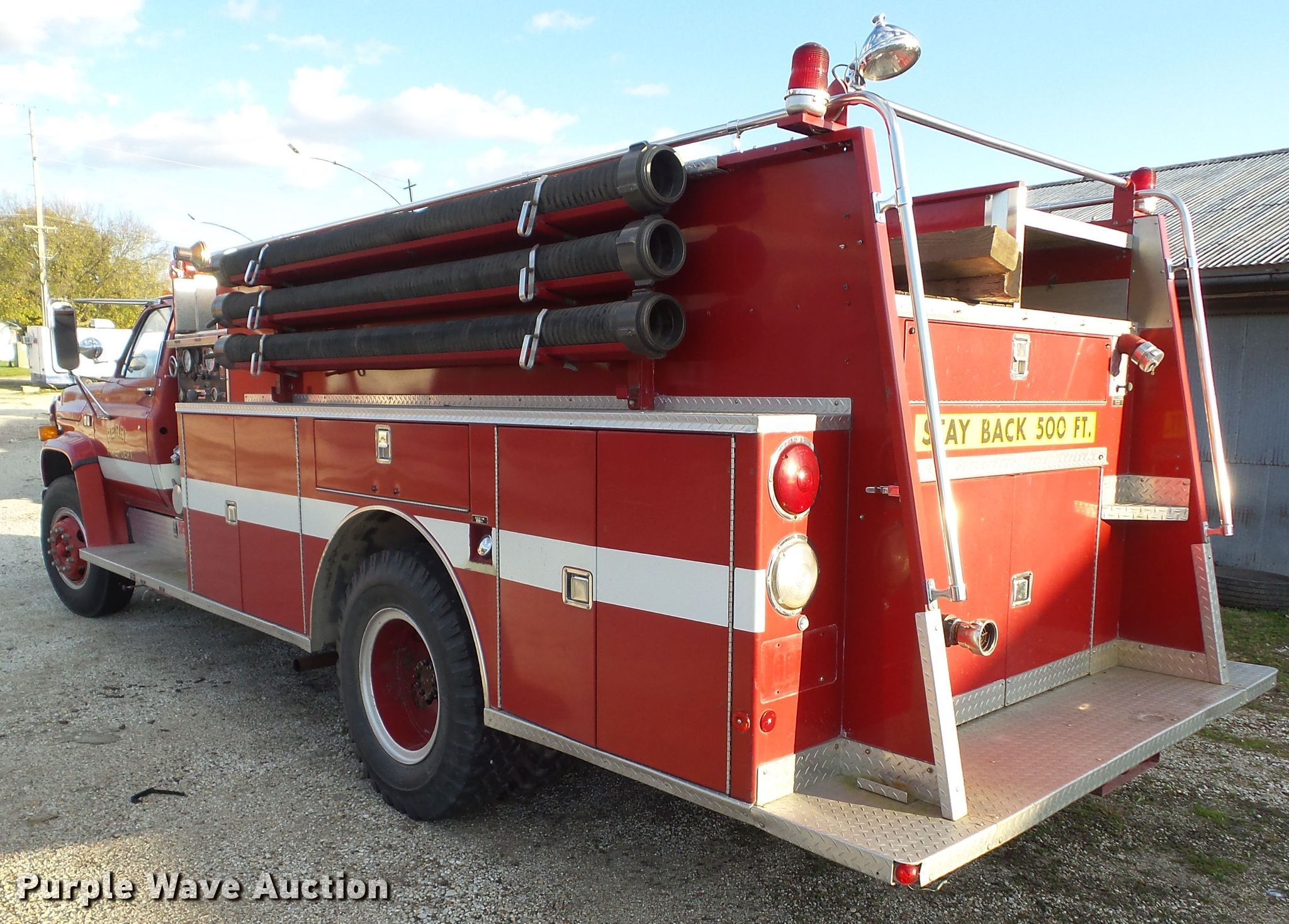 1983 Chevrolet C6500 pumper fire truck in Perry, IA | Item EM9238 sold ...
