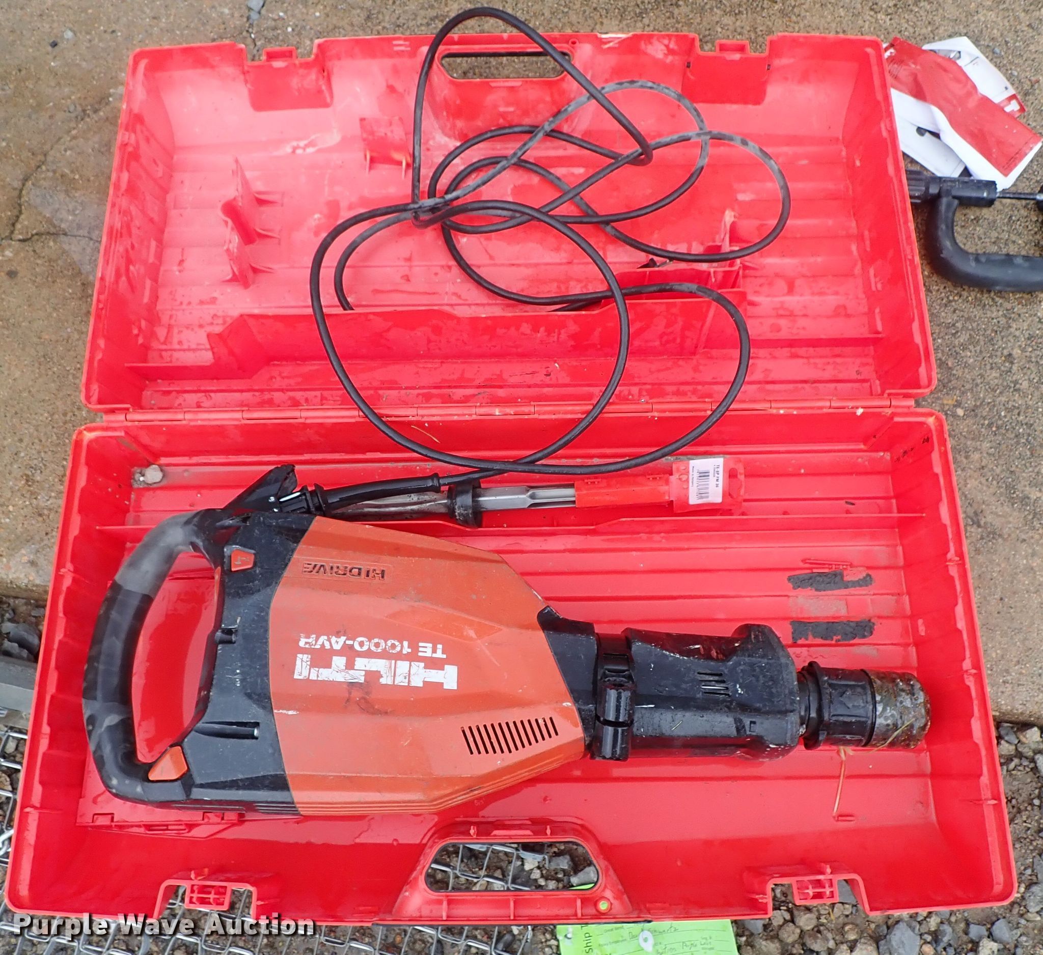 Hilti TE-1000 chipping hammer in Wichita, KS | Item GA9854 sold ...