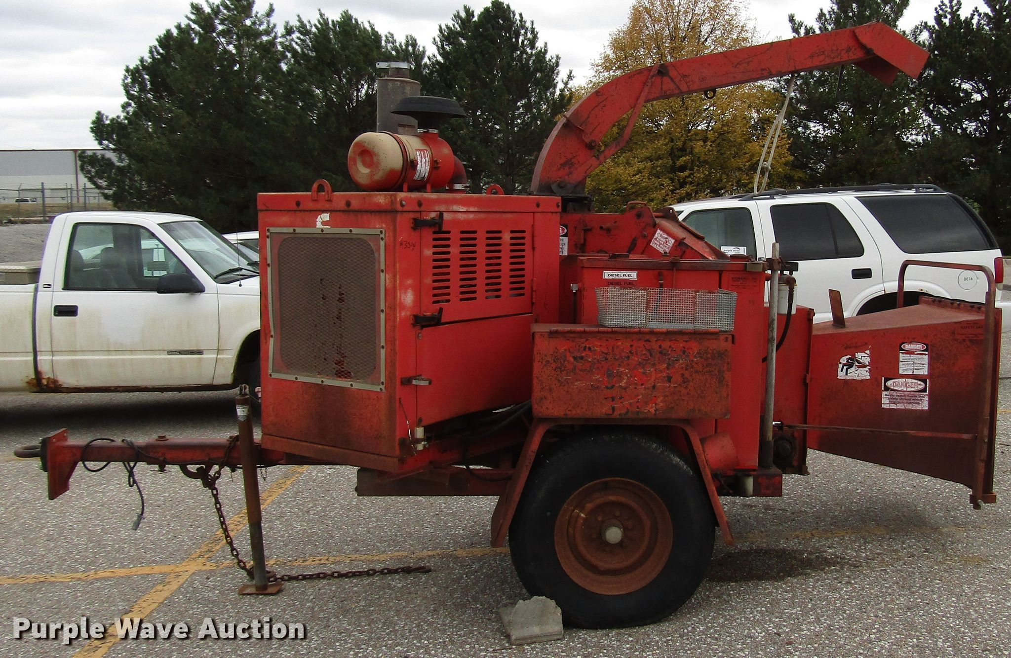 Eager Beaver wood chipper in Lincoln, NE | Item DG6607 sold | Purple Wave