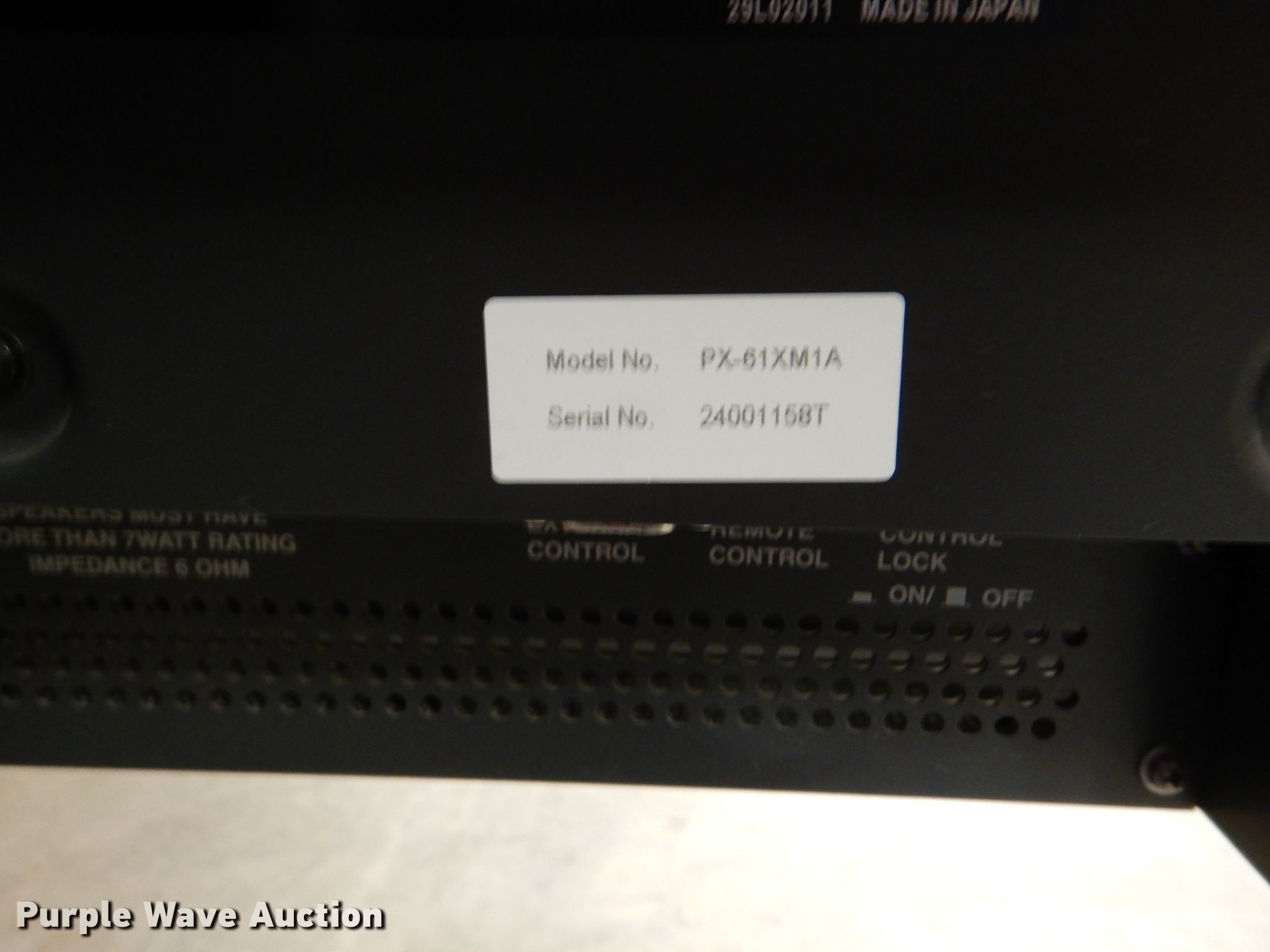 NEC Plasma Sync 61MP1 television in Manhattan, KS | Item DY9335 sold ...