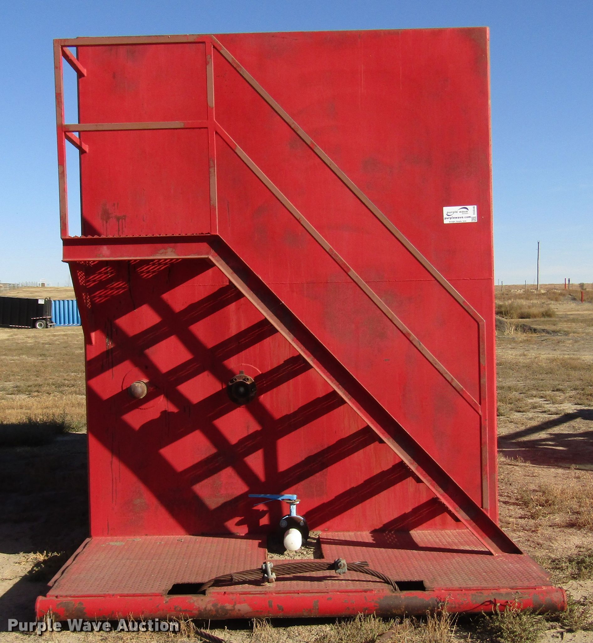 Swab tank in Syracuse, KS | Item DG0346 sold | Purple Wave