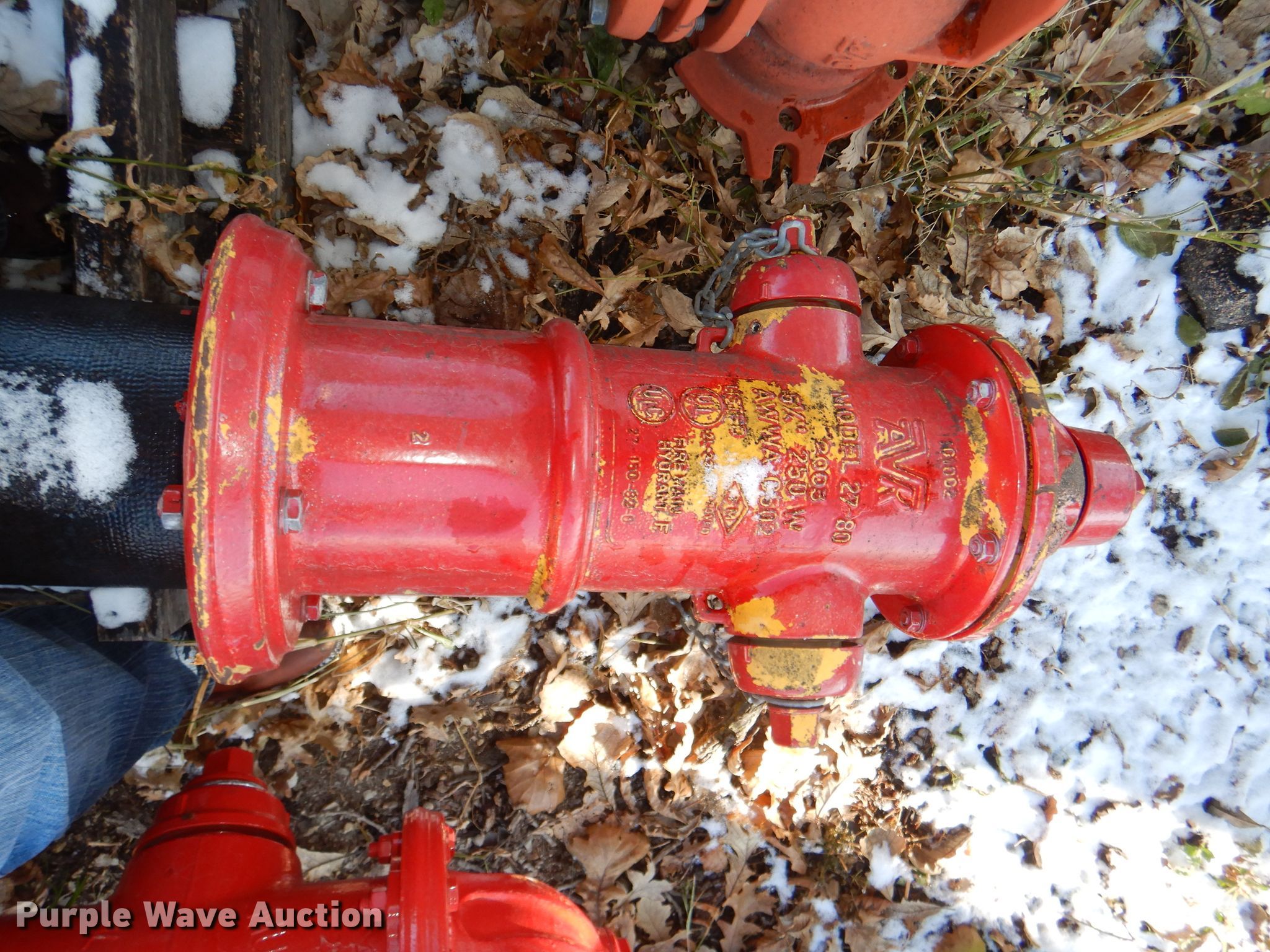 (3) AVK fire hydrants in Marysville, KS | Item DY9266 sold | Purple Wave