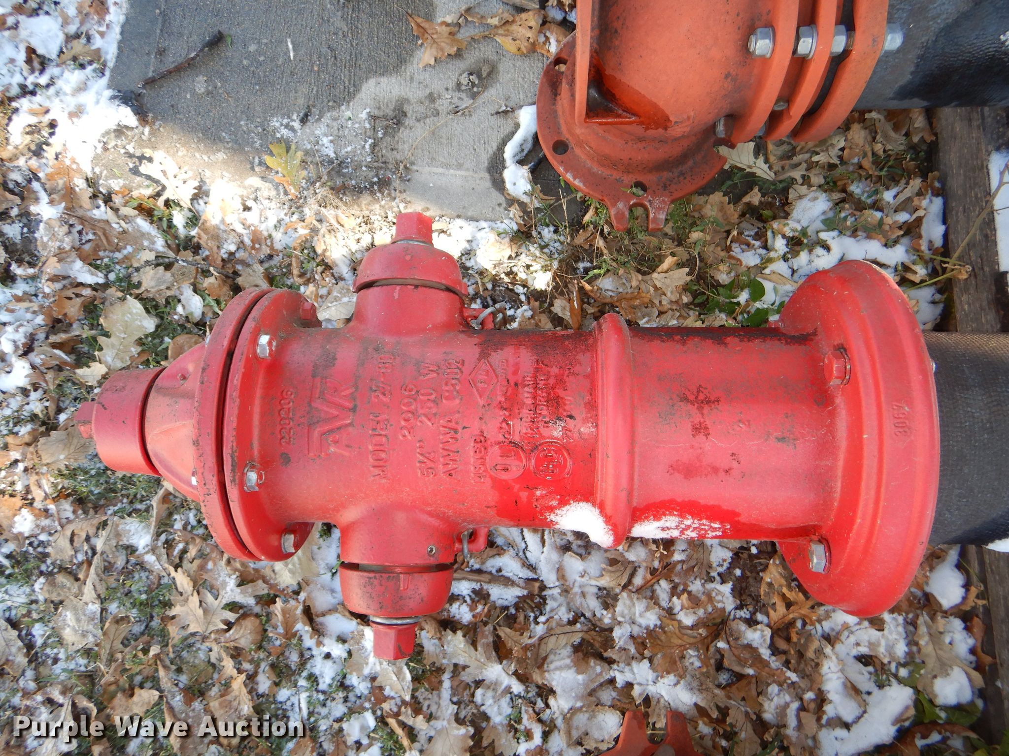 (3) AVK fire hydrants in Marysville, KS | Item DY9266 sold | Purple Wave