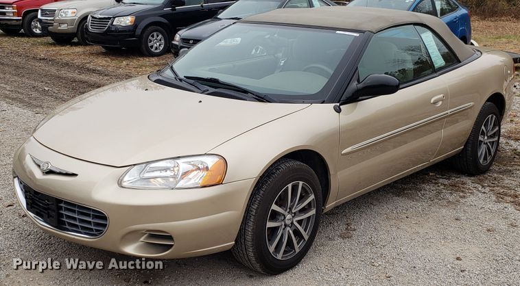 2001 Chrysler Sebring convertible in Buckner, MO | Item ET9936 sold ...