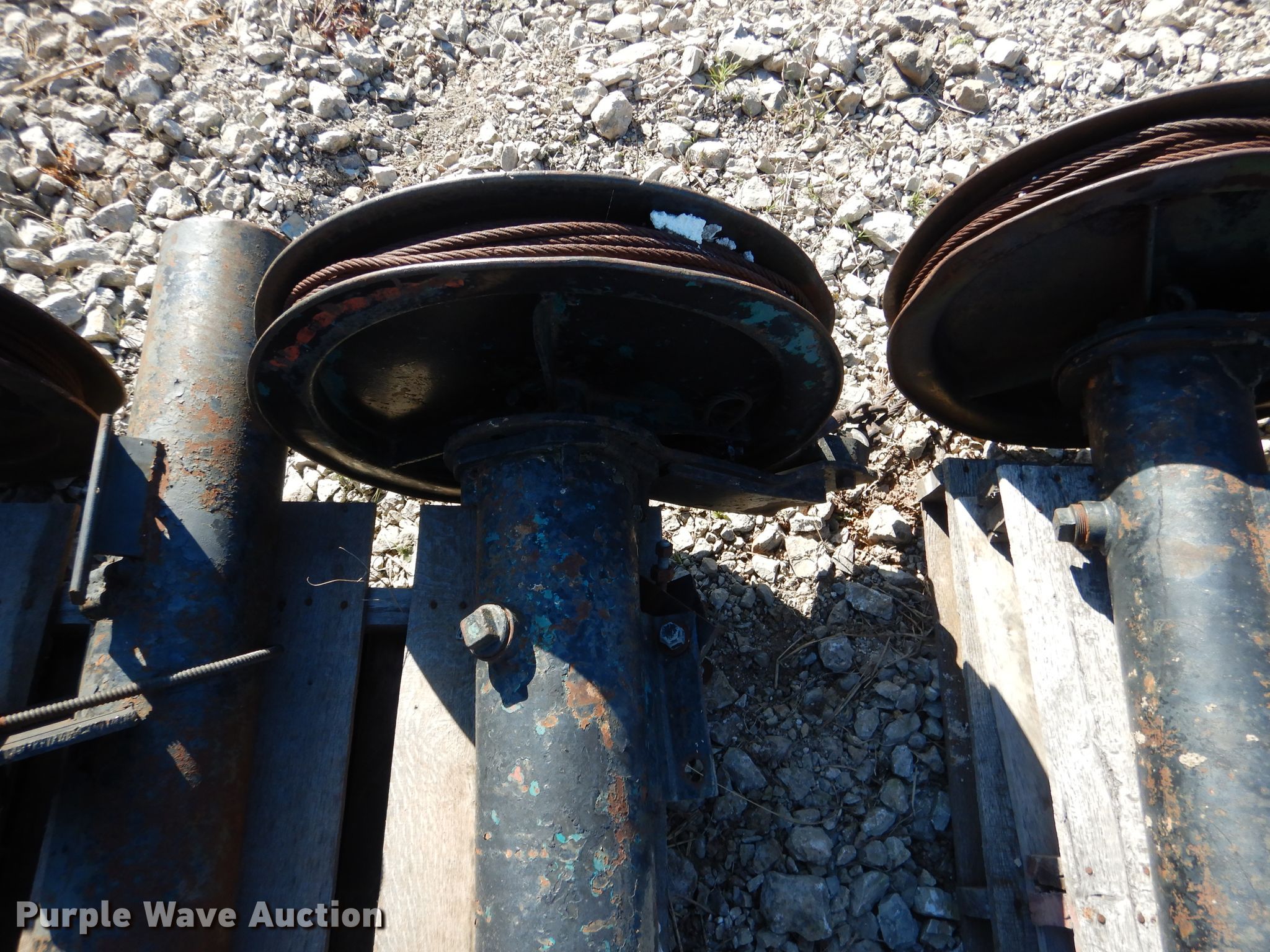 Crane tag lines and fair leads in Tulsa, OK | Item DF2245 sold | Purple ...