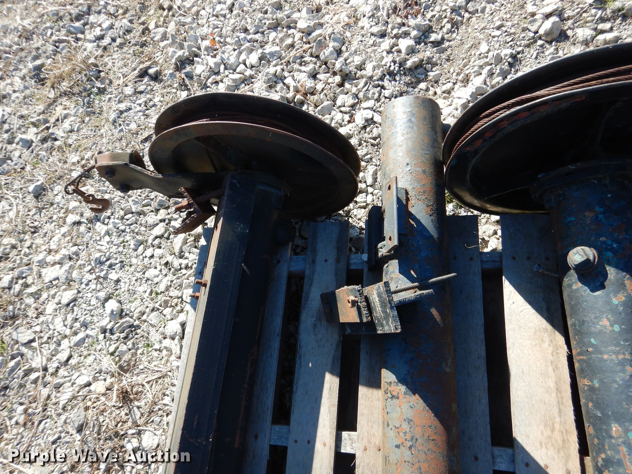 Crane tag lines and fair leads in Tulsa, OK | Item DF2245 sold | Purple ...