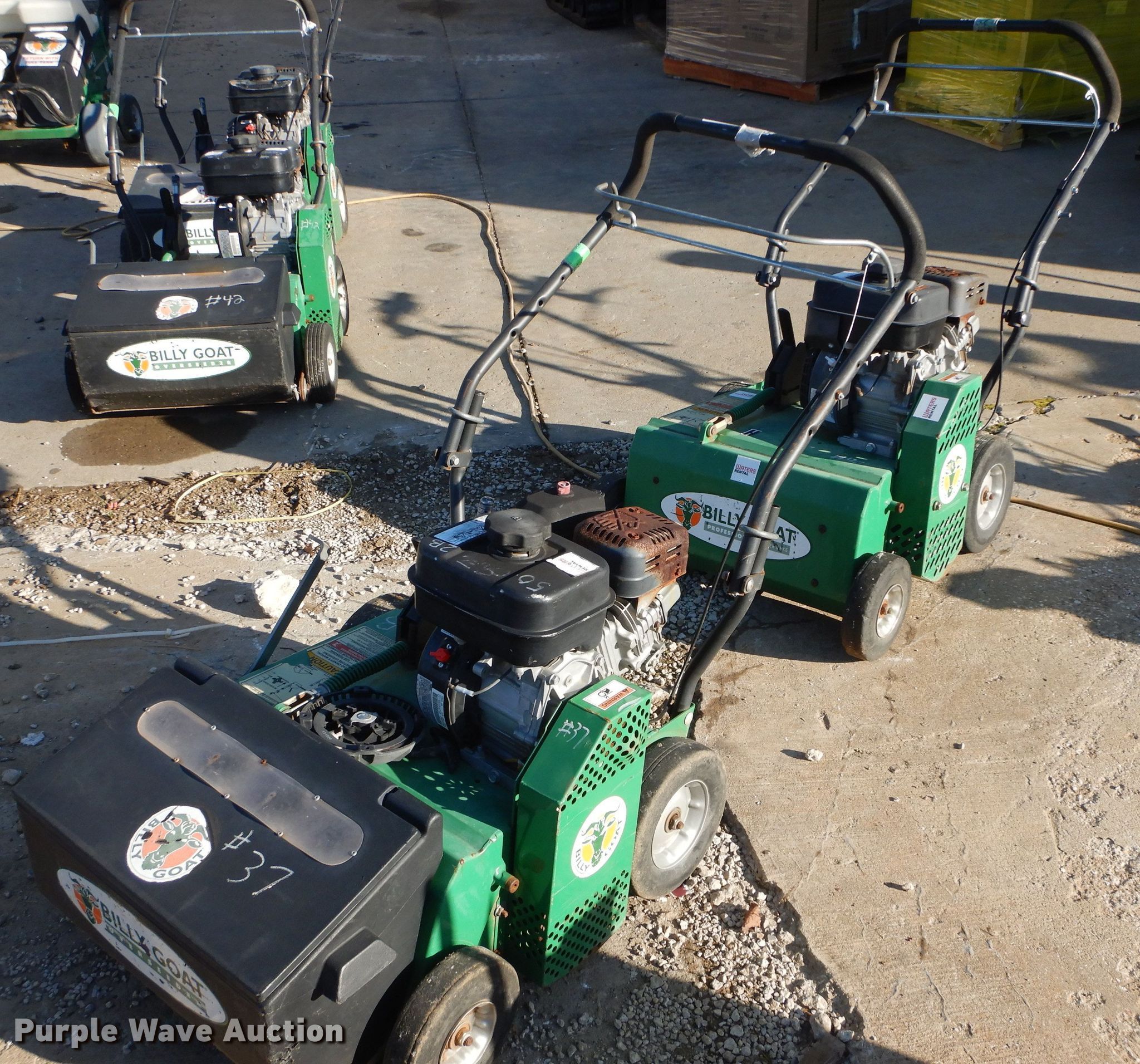 (2) Billy Goat verti cutter/overseeder in Paola, KS | Item GJ9924 sold ...