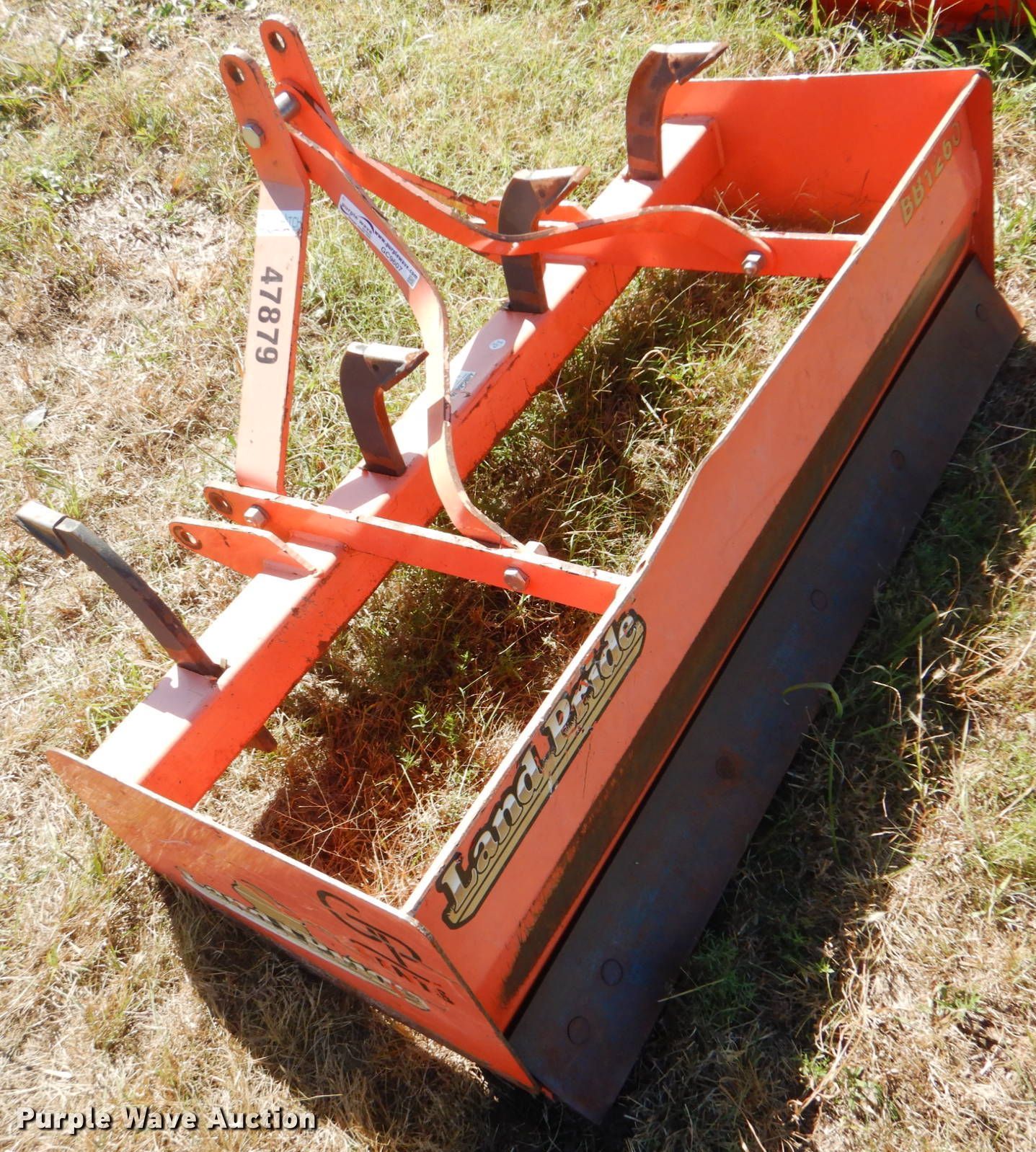 Land Pride BB1260 box blade in Davis, OK | Item GC9607 sold | Purple Wave