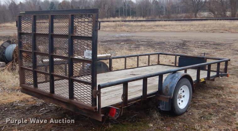 2004 Big Tex utility trailer in Hampton, IA | Item EC9228 sold | Purple ...