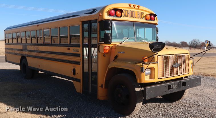 2002 Chevrolet B7 Blue Bird school bus in Lexington, OK | Item GD9908 ...