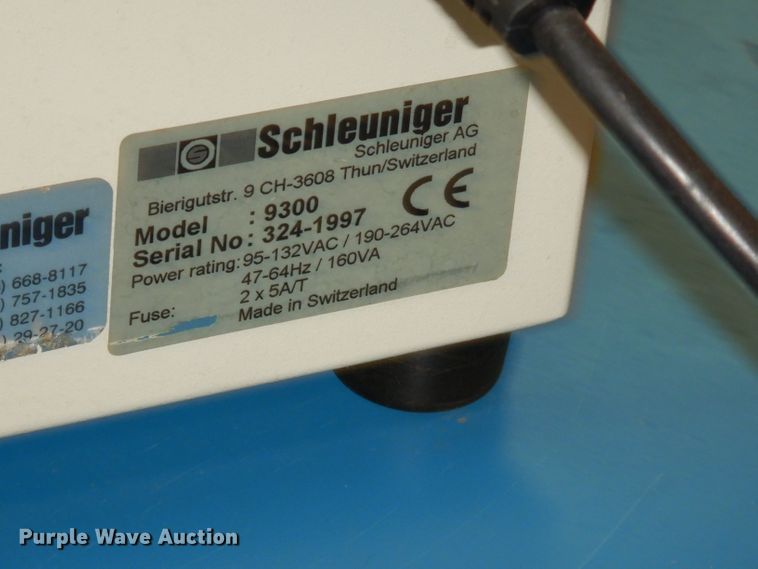 Schleuniger ECOStrip 9300 cutter/stripper in Chanute, KS | Item FA9957 ...