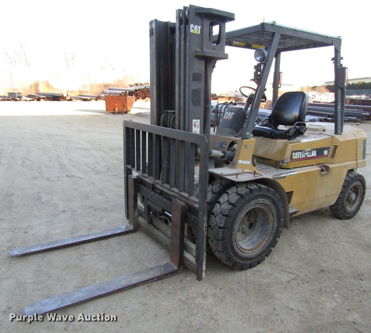 Caterpillar GP40 forklift in Dubuque, IA | Item FD9319 sold | Purple Wave