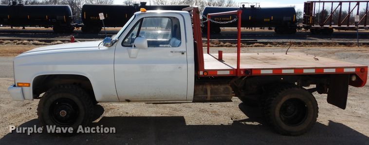 1981 Chevrolet K30 flatbed pickup truck in Morrison, OK | Item GF9934 ...