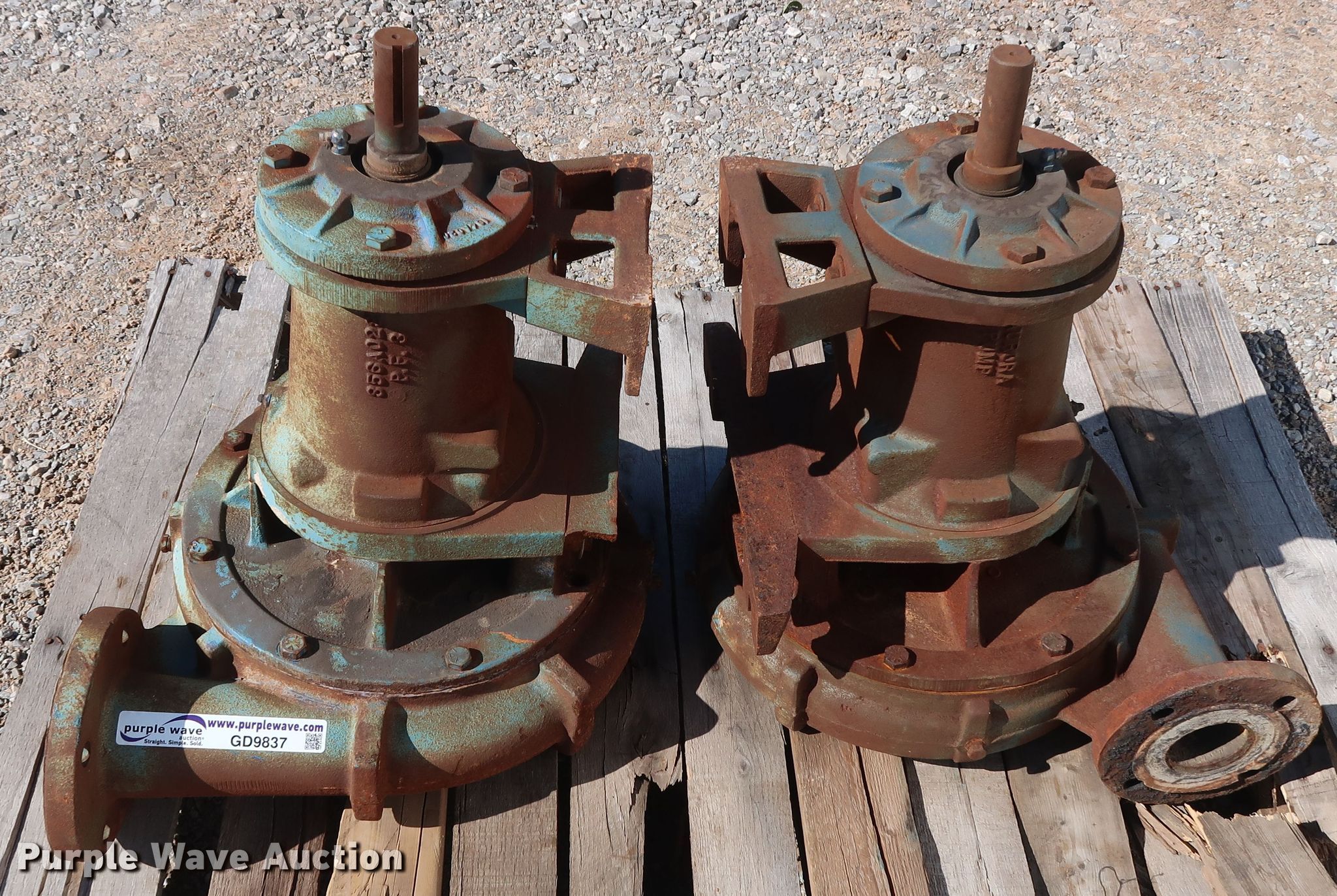 (2) Aurora 344A-BF pumps in Yukon, OK | Item GD9837 sold | Purple Wave