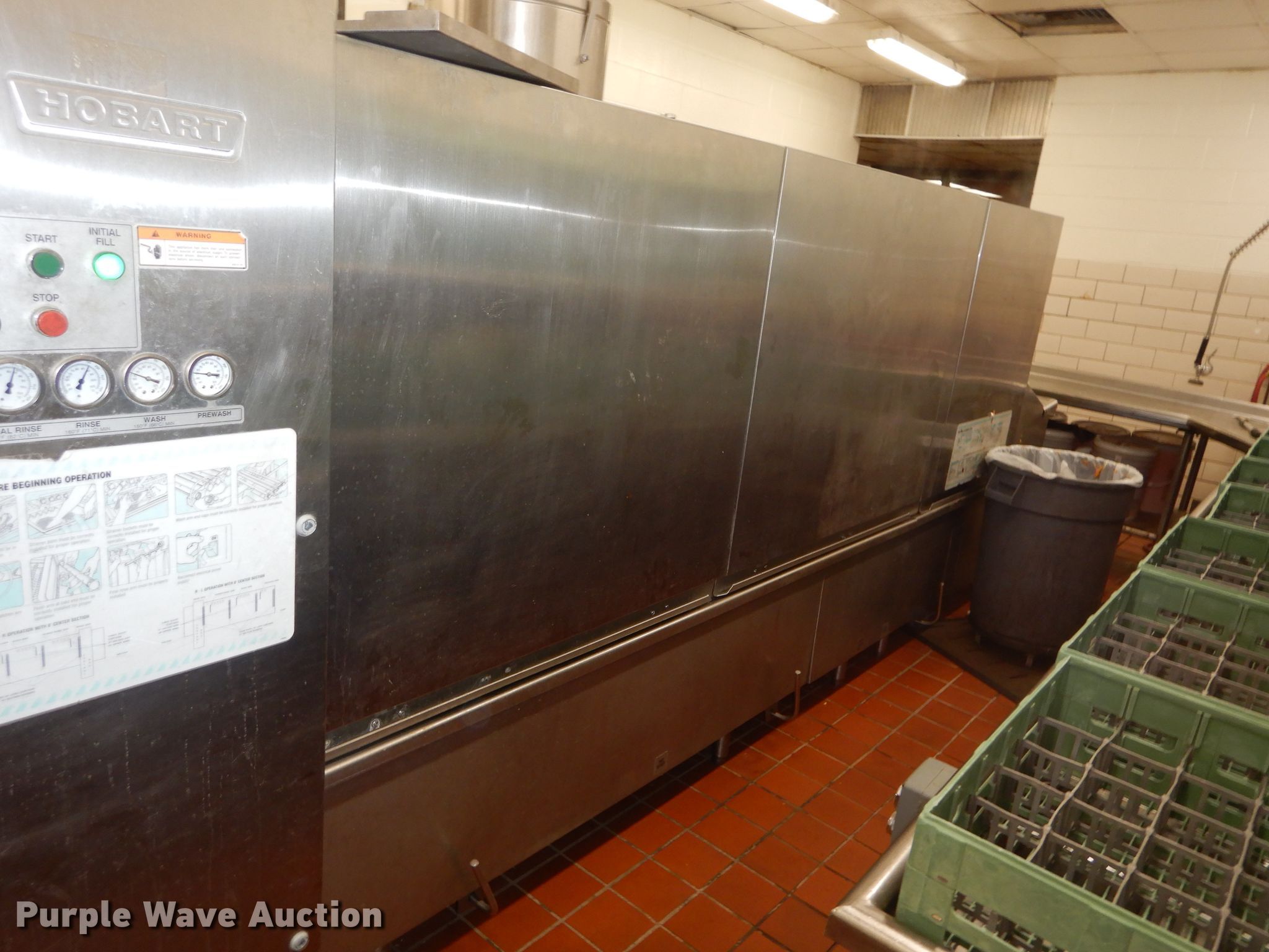 Hobart FT900 dish washer machine with conveyor system in Edmond, OK ...