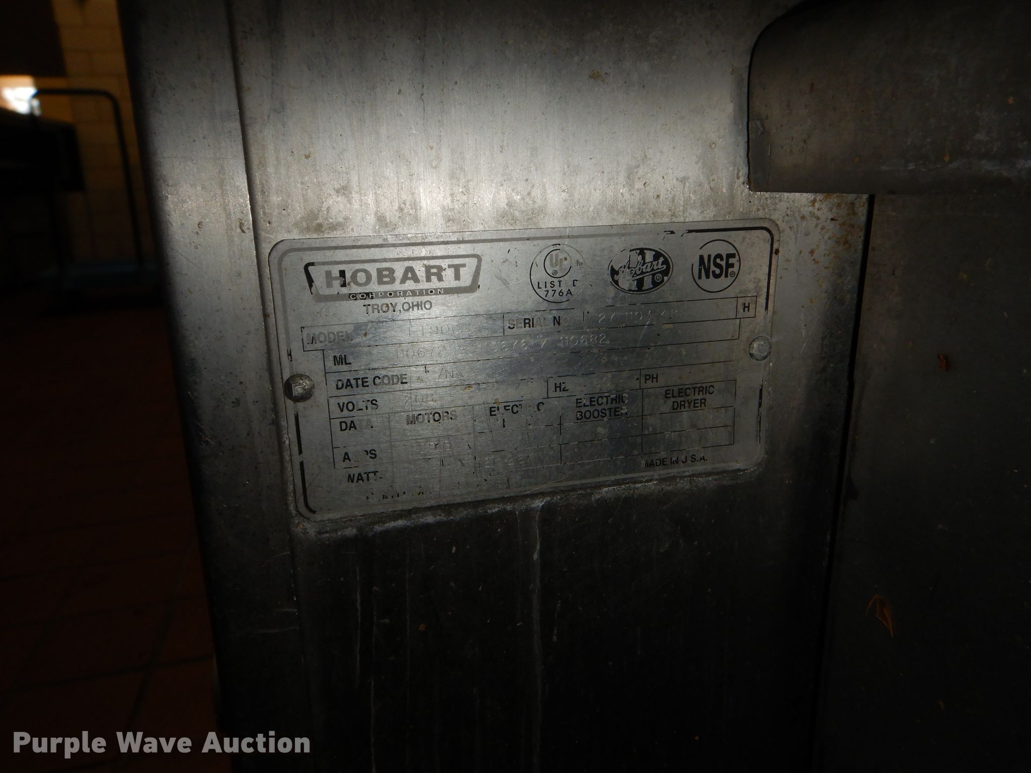 Hobart FT900 dish washer machine with conveyor system in Edmond, OK ...