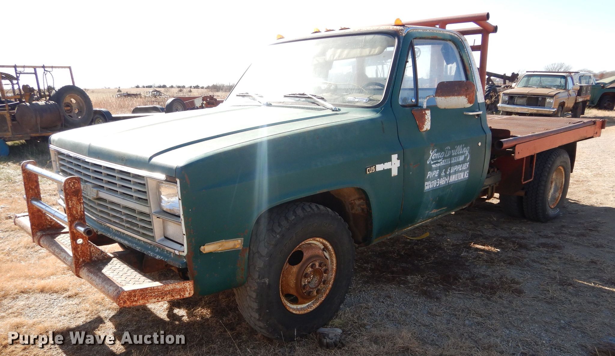 1983 Chevrolet C30 flatbed pickup truck in Hamilton, KS | Item GF9832 ...