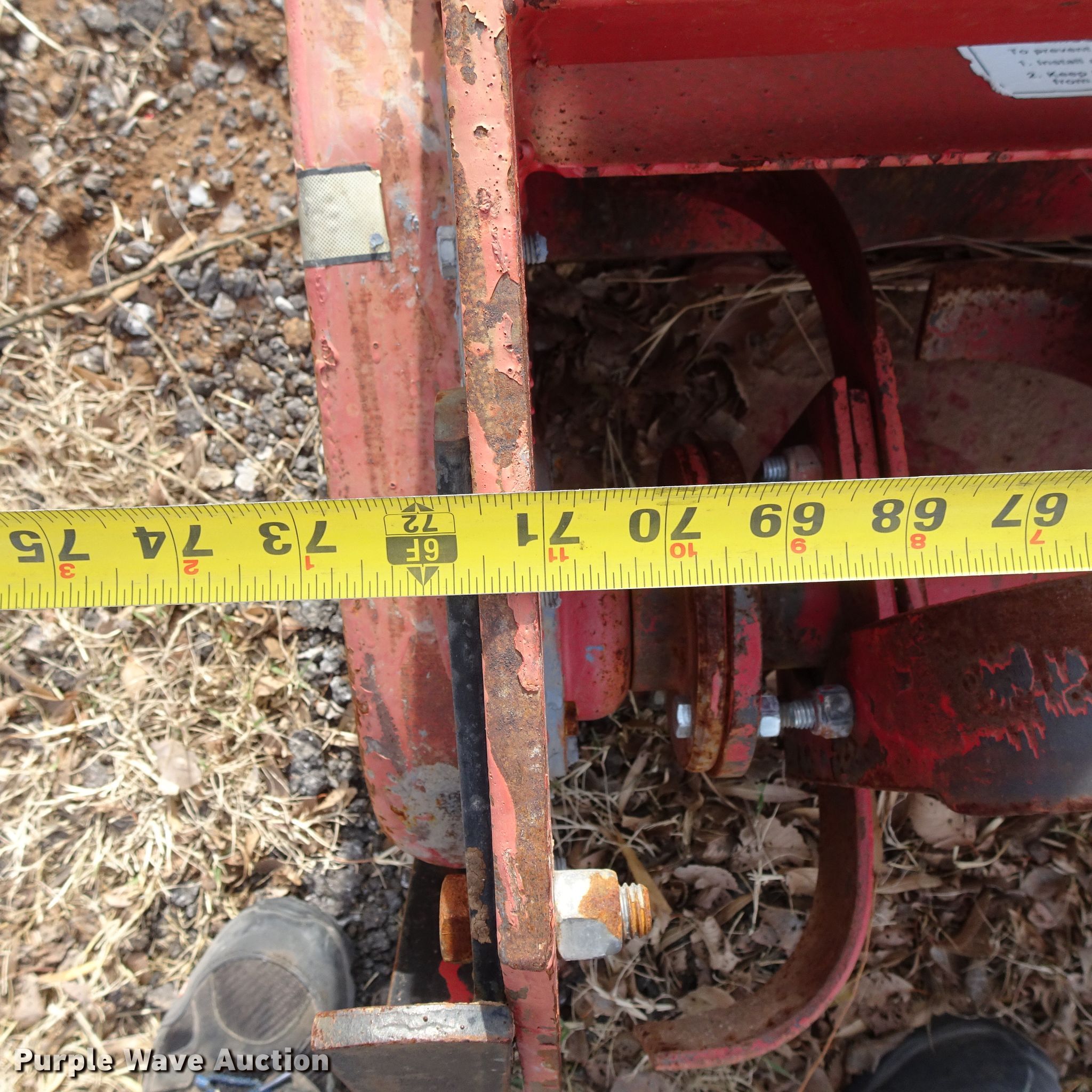 Howse RT72 tiller in Levelland, TX | Item GI9773 sold | Purple Wave