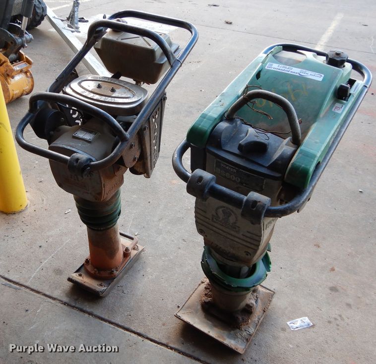 (2) Wacker plate compactors in Norman, OK | Item GF9873 sold | Purple Wave