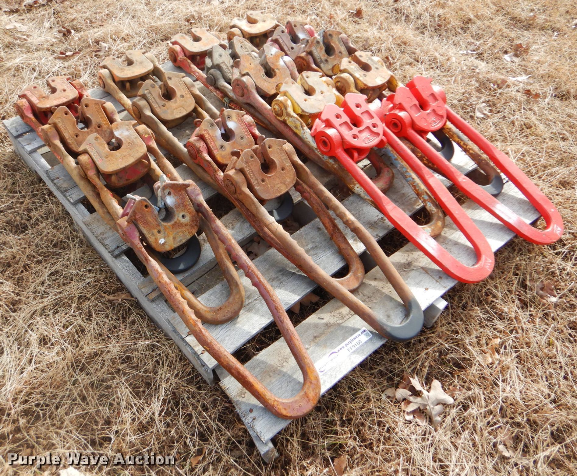 (18) rod elevators in Cleveland, OK | Item FF9180 sold | Purple Wave