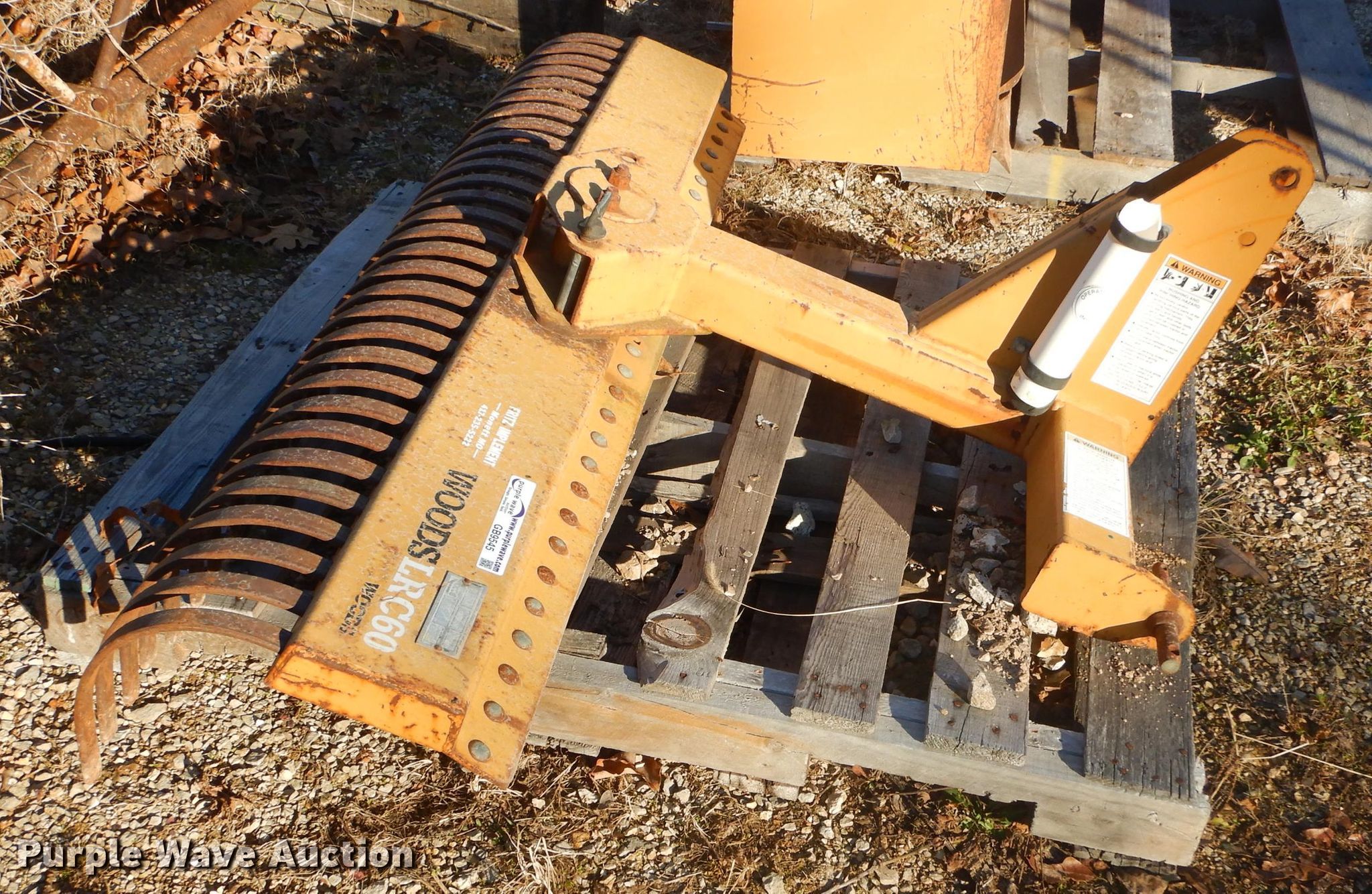 Woods LRC60 landscape rake in Cassville, MO | Item GB9545 sold | Purple ...