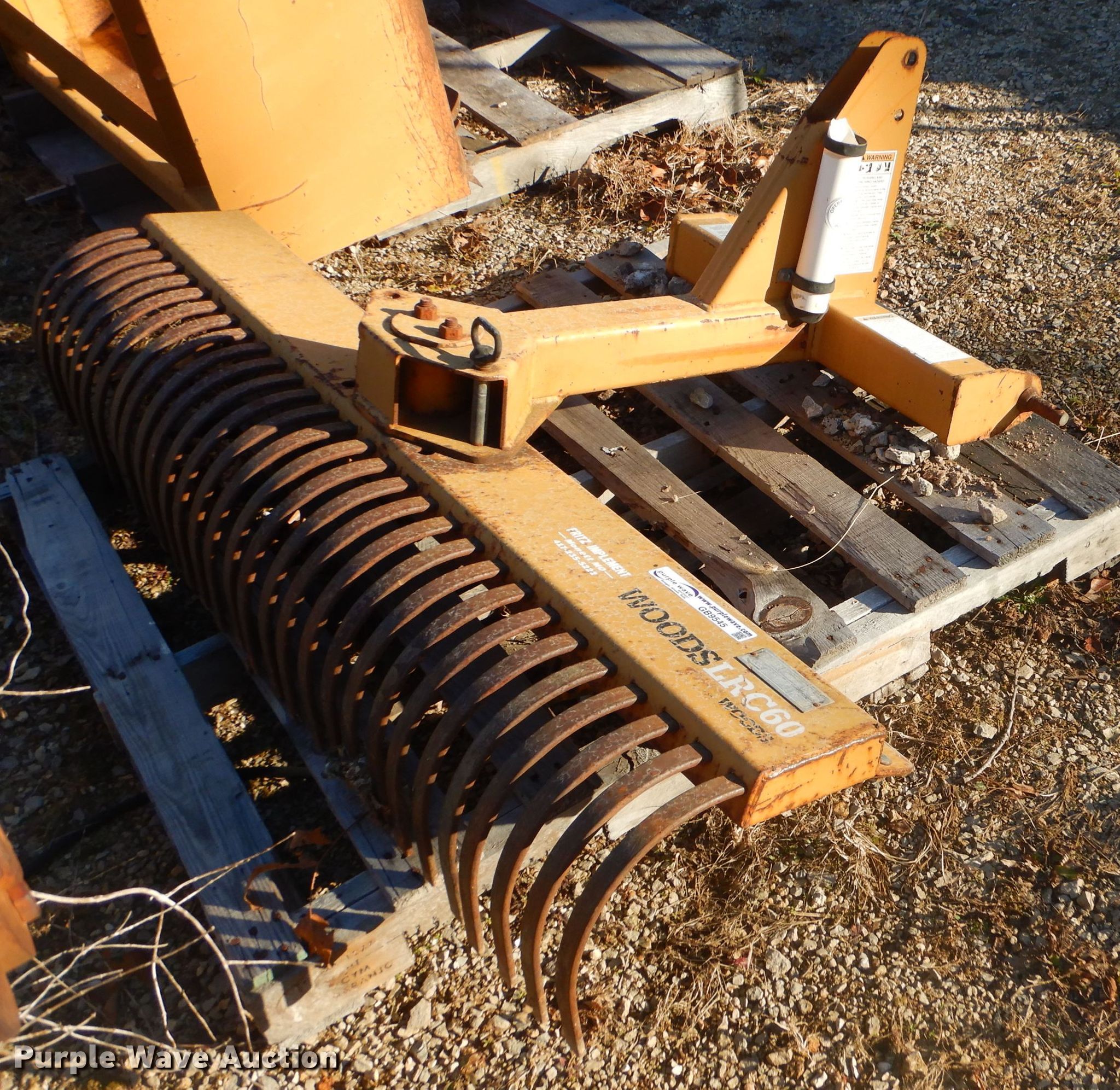 Woods LRC60 landscape rake in Cassville, MO | Item GB9545 sold | Purple ...
