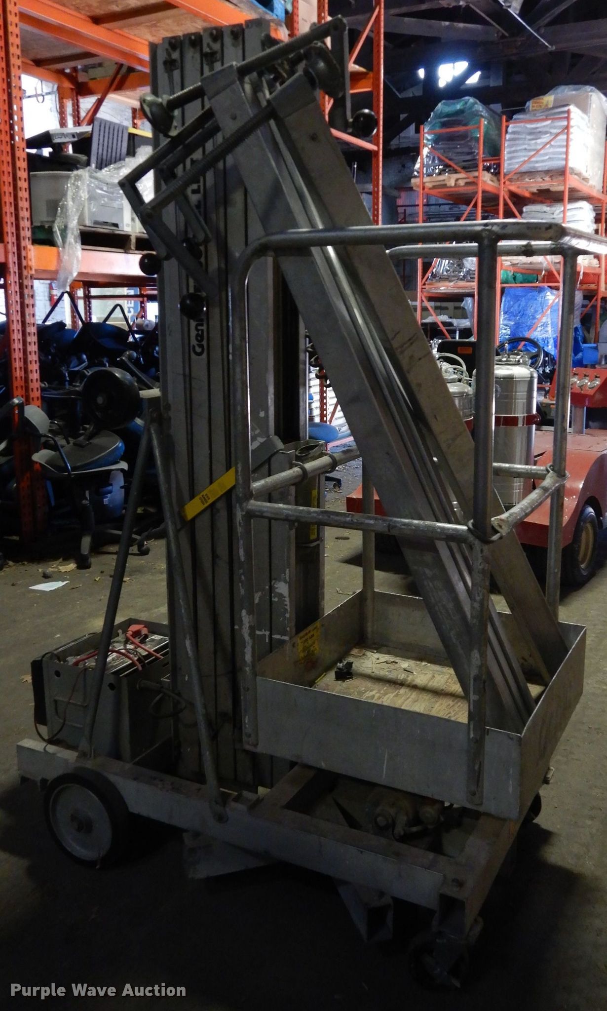 Genie PLC-24 man lift in Leavenworth, KS | Item FD9635 sold | Purple Wave